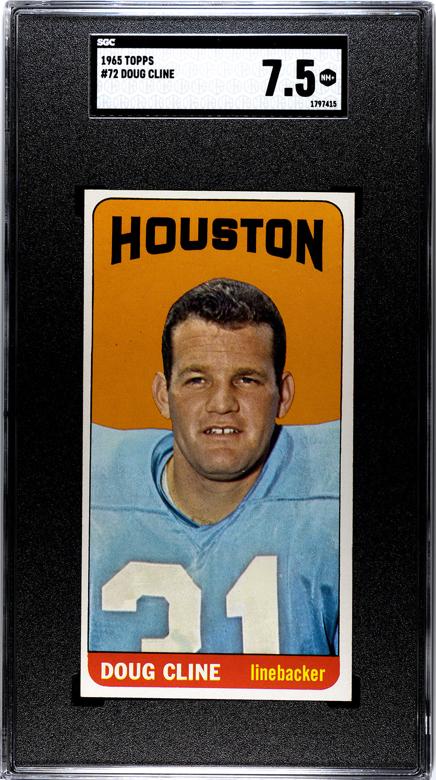 Doug Cline 1965 #72 SGC MT 7.5 | Hollywood Collectibles