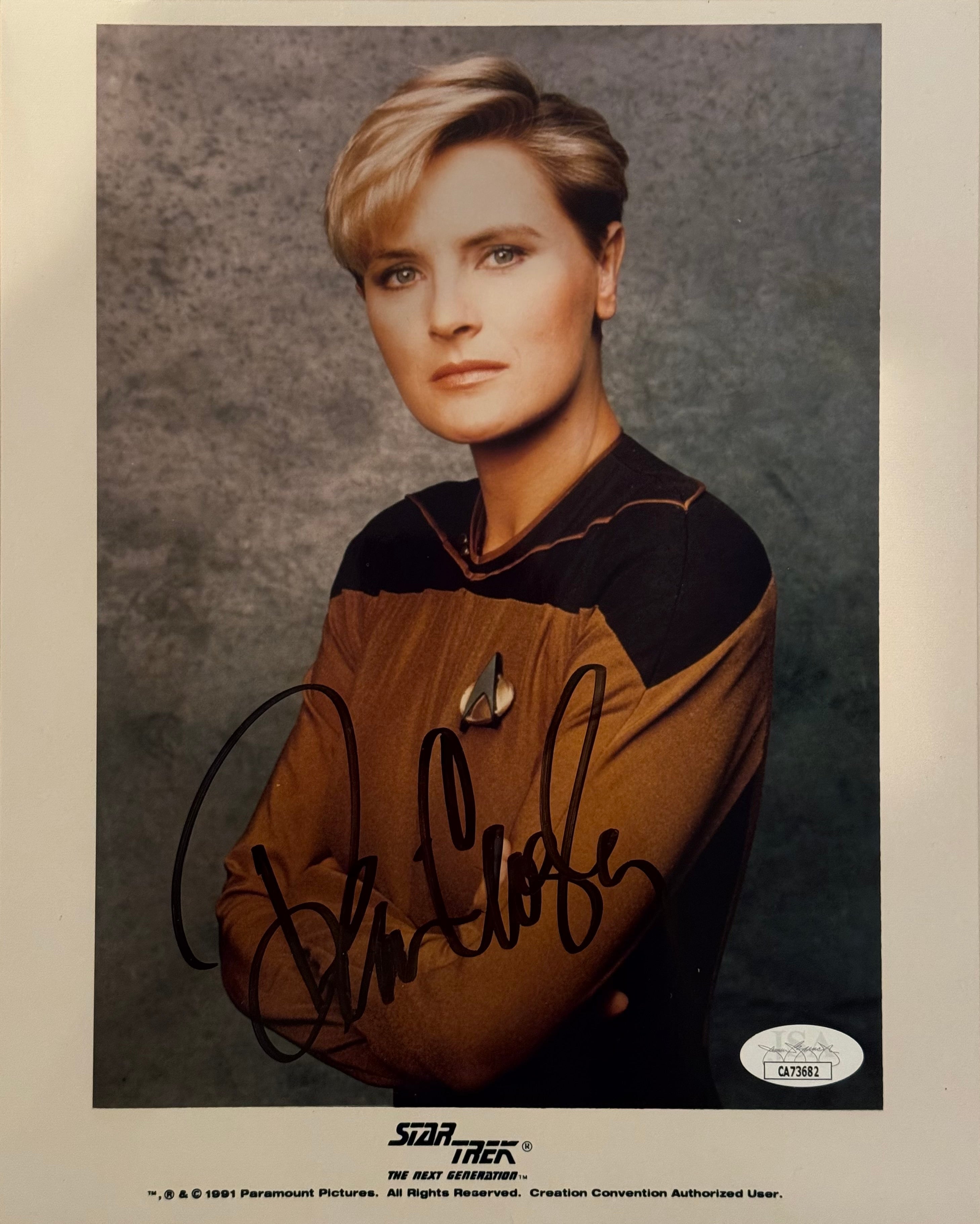 Denise Crosby Autographed 8x10 Celebrity Photo (JSA) | Hollywood Collectibles