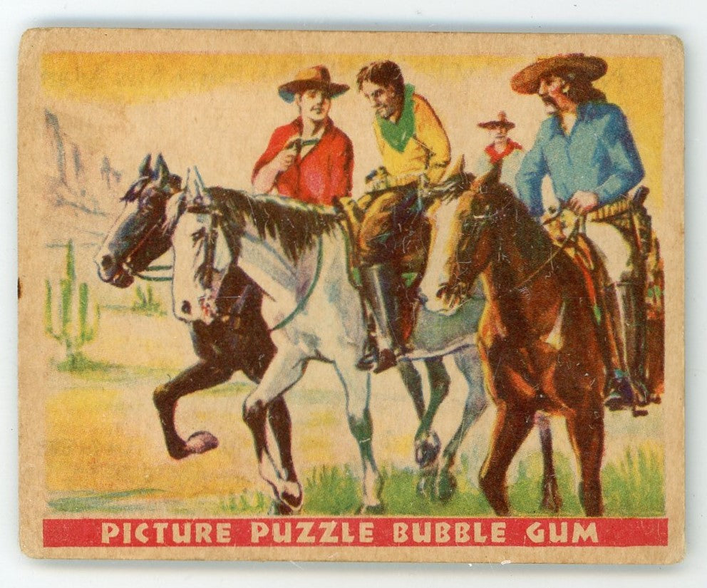 Wild Bill Hickok Gets His Man Wild West Series Picture Puzzle Bubble G ...