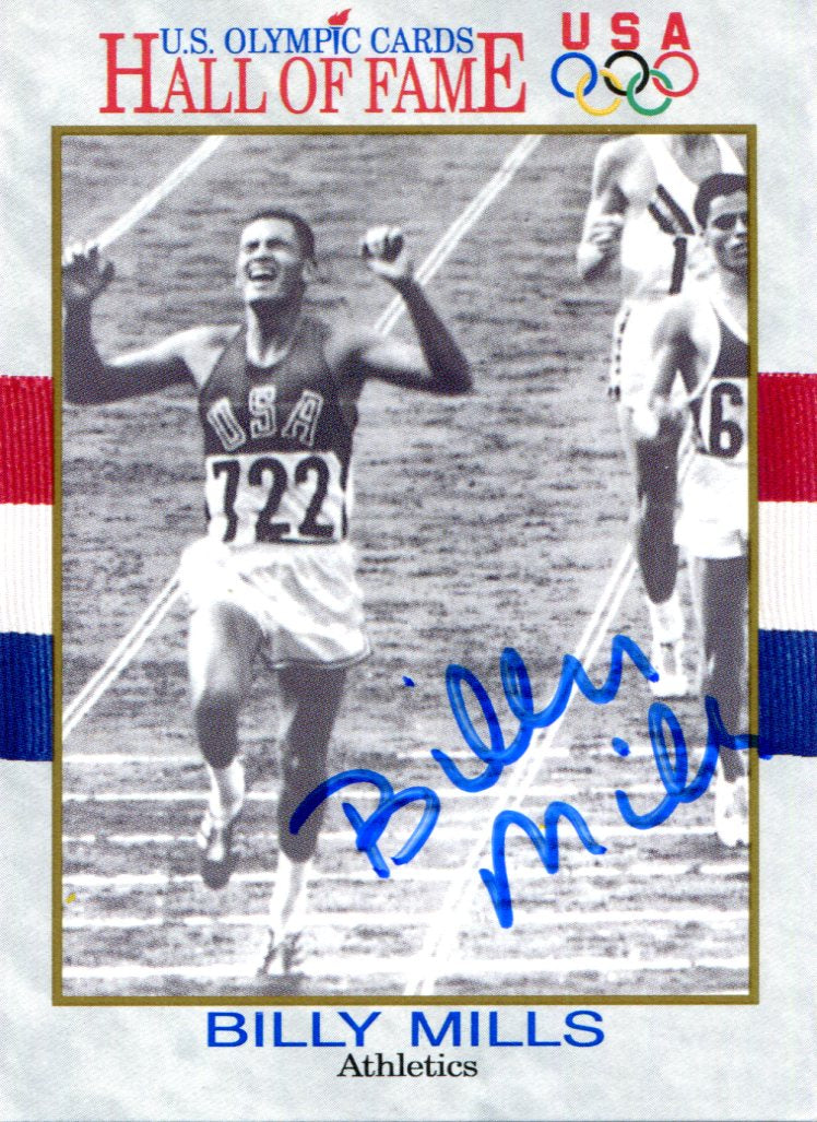 Billy Mills Autographed 1991 Impel Olympic Hall of Fame Card ...