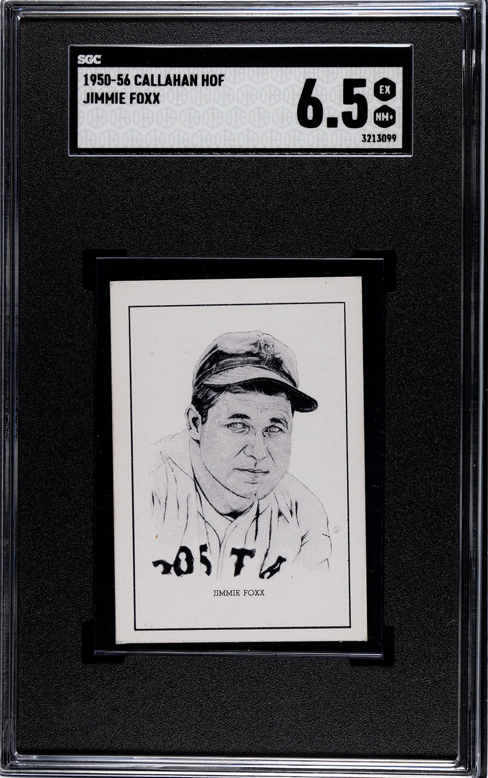 Jimmie Foxx 1950-56 Callahan HOF SGC 6.5 | Hollywood Collectibles