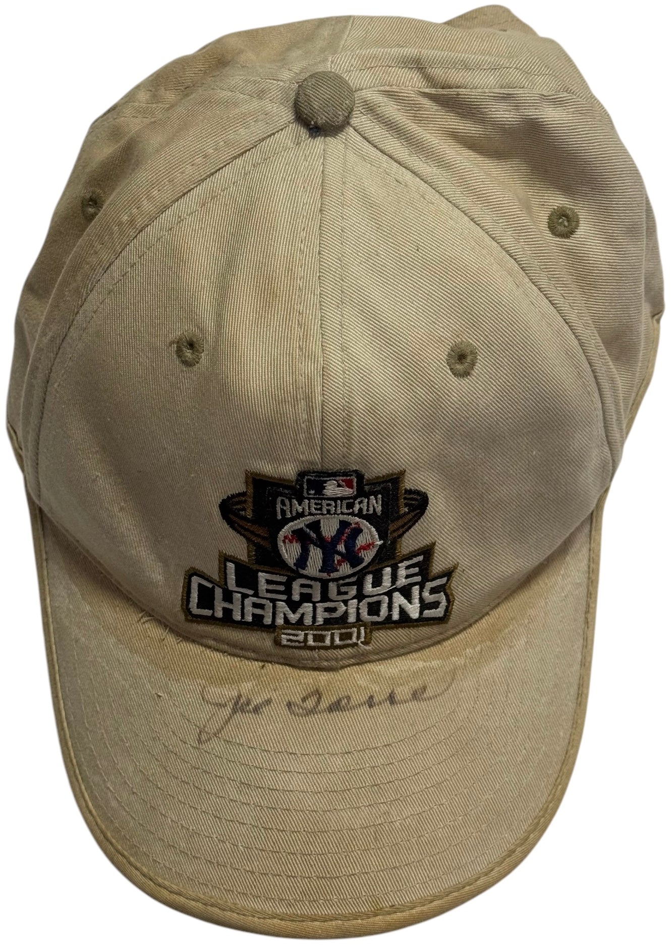 Joe Torre Autographed New York Yankees 2001 AL Champions New Era Hat ...