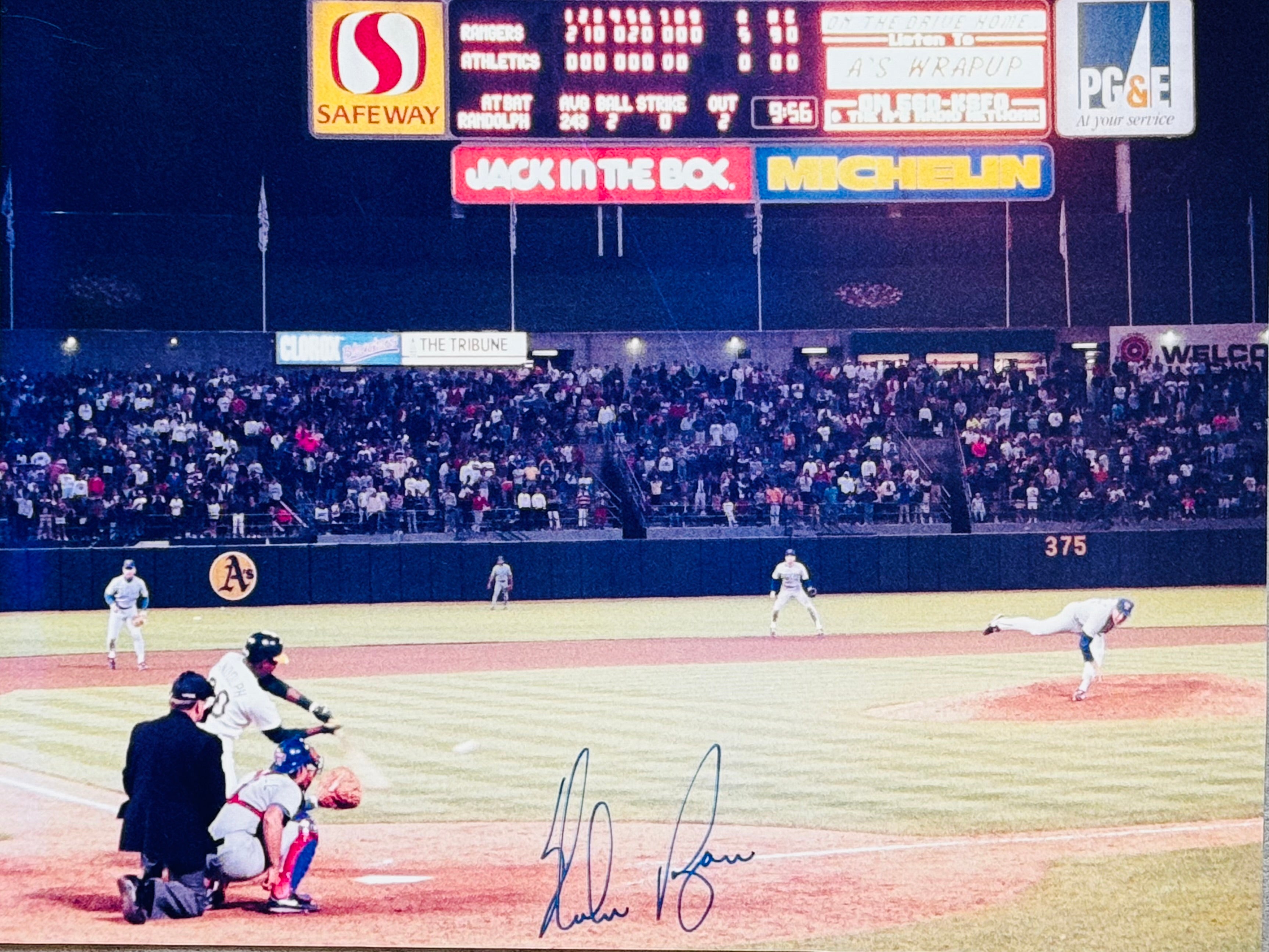 Nolan Ryan Autographed 11x14 Baseball Photo | Hollywood Collectibles