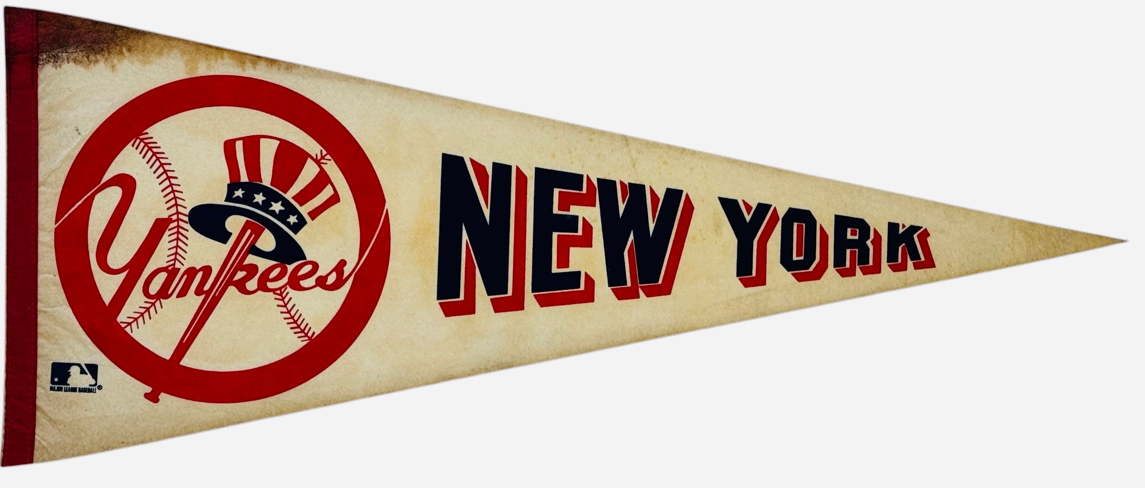 1970's New York Yankees Large Vintage Pennant Banner | Hollywood ...
