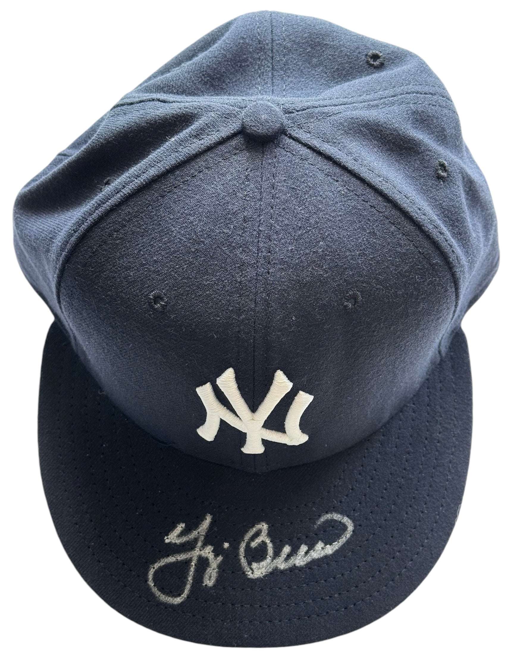 Yogi Berra Autographed New York Yankees New Era Hat (LTD) | Hollywood ...