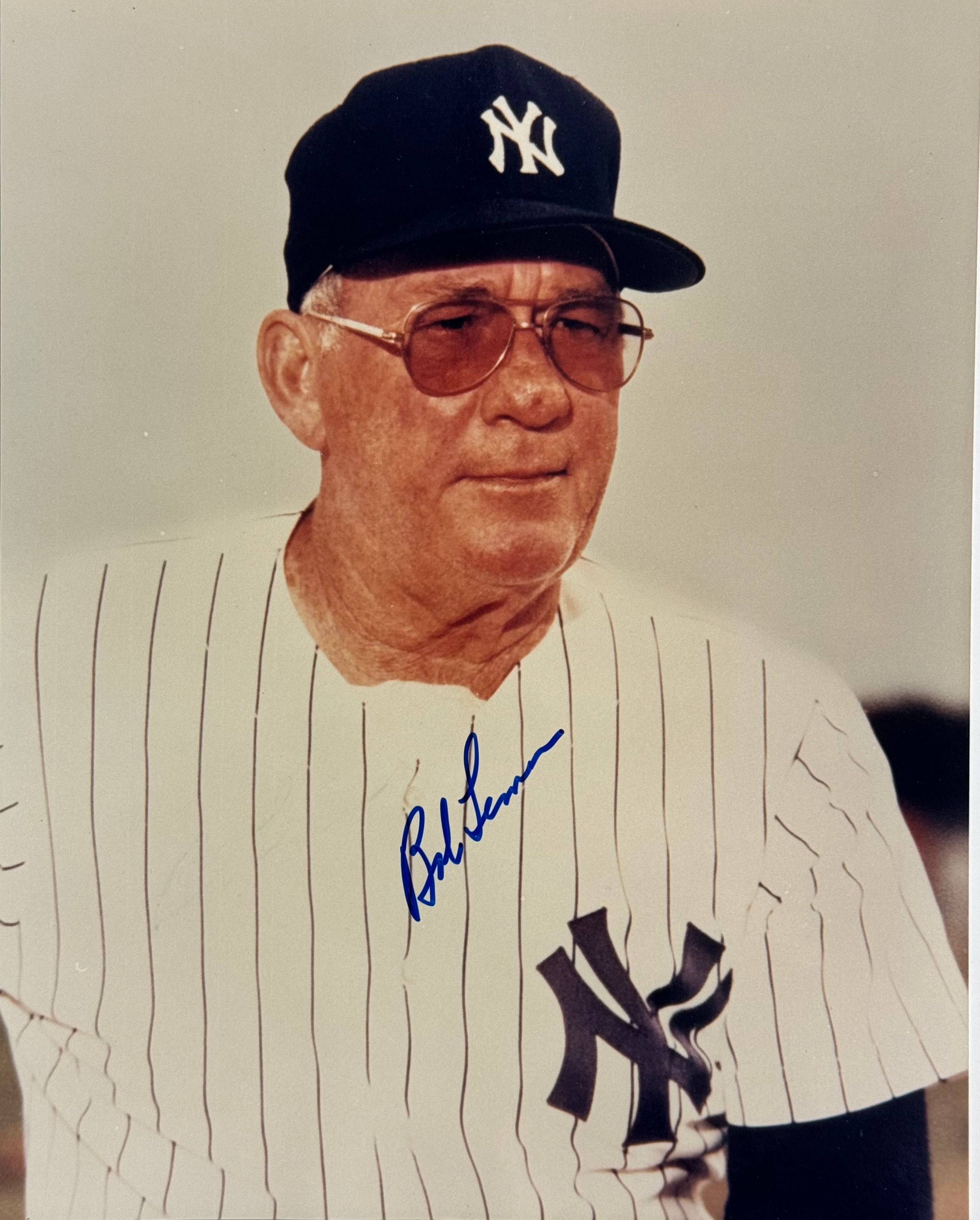 Bob Lemon Autographed Yankees 8x10 Photo | Hollywood Collectibles
