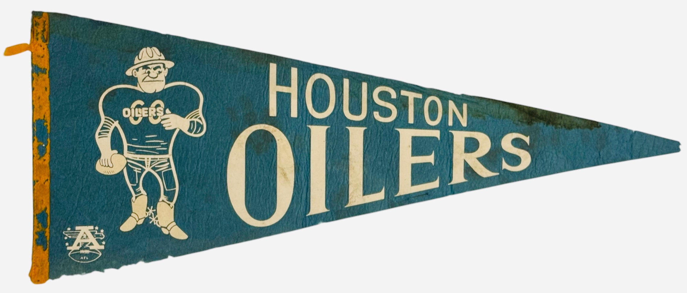 1960's Houston Oilers Vintage Pennant Banner | Hollywood Collectibles