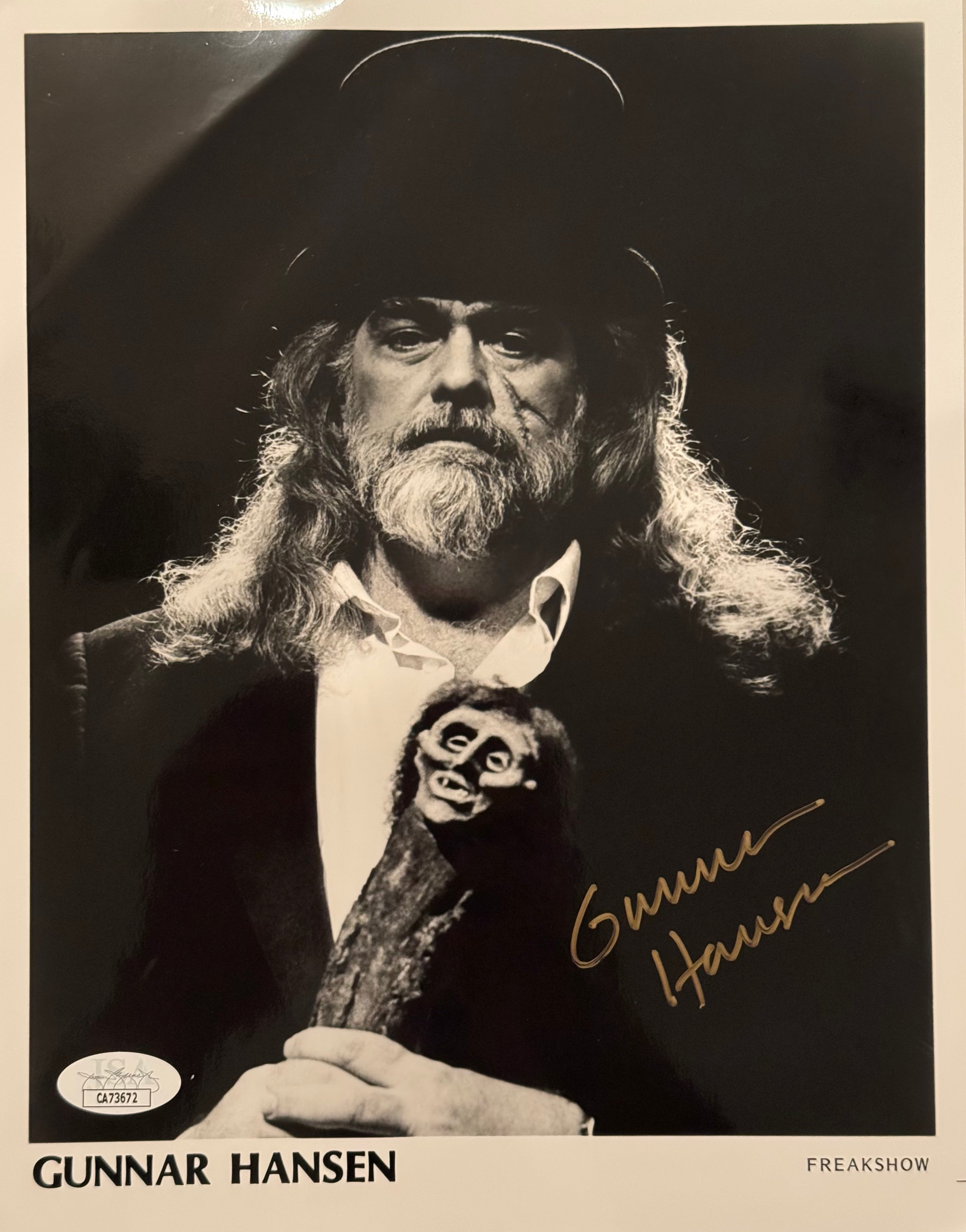 Gunnar Hansen Autographed Texas Chainsaw Massacre 8x10 Photo (JSA ...