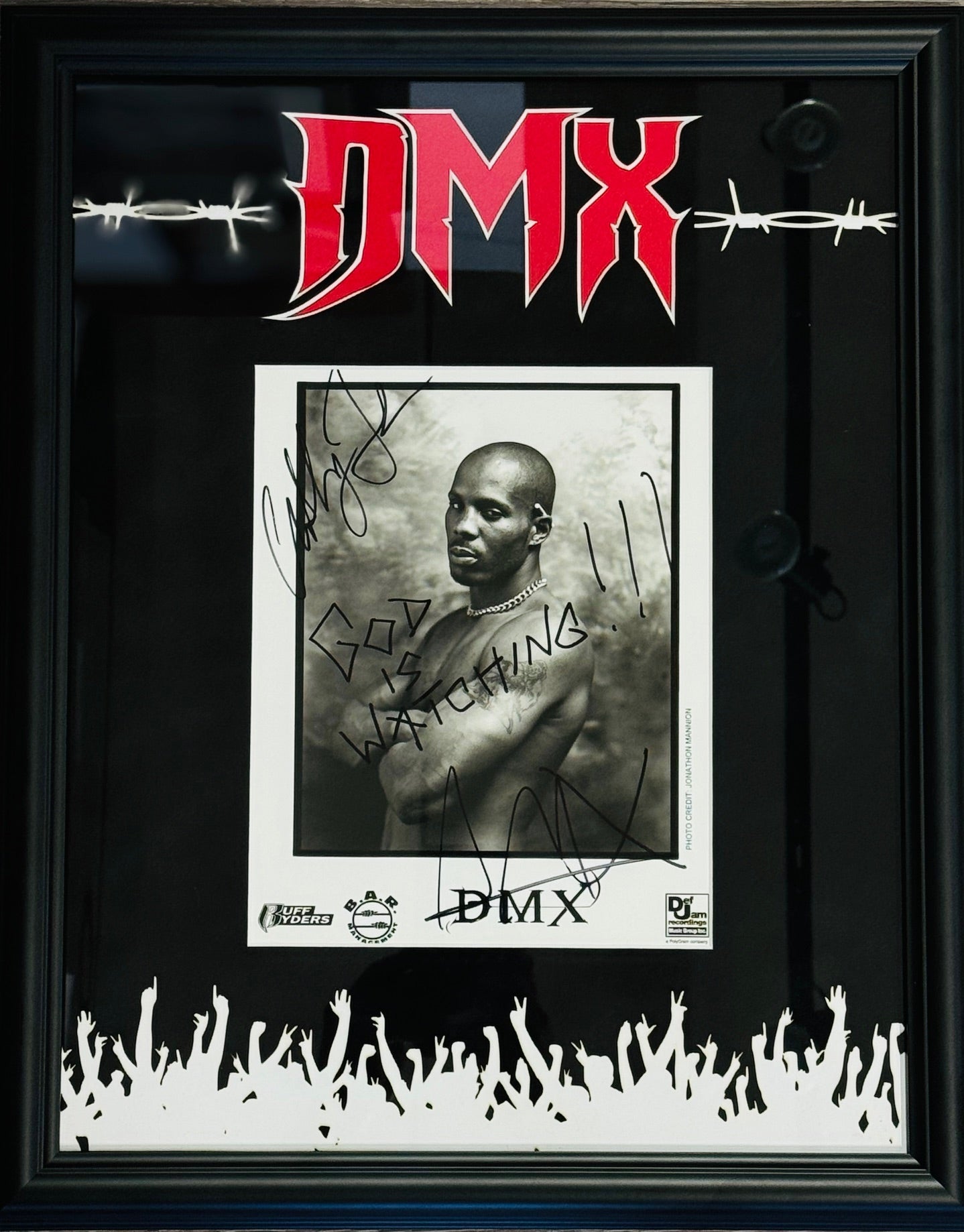 DMX Autographed 8x10 Framed Photo (JSA) | Hollywood Collectibles