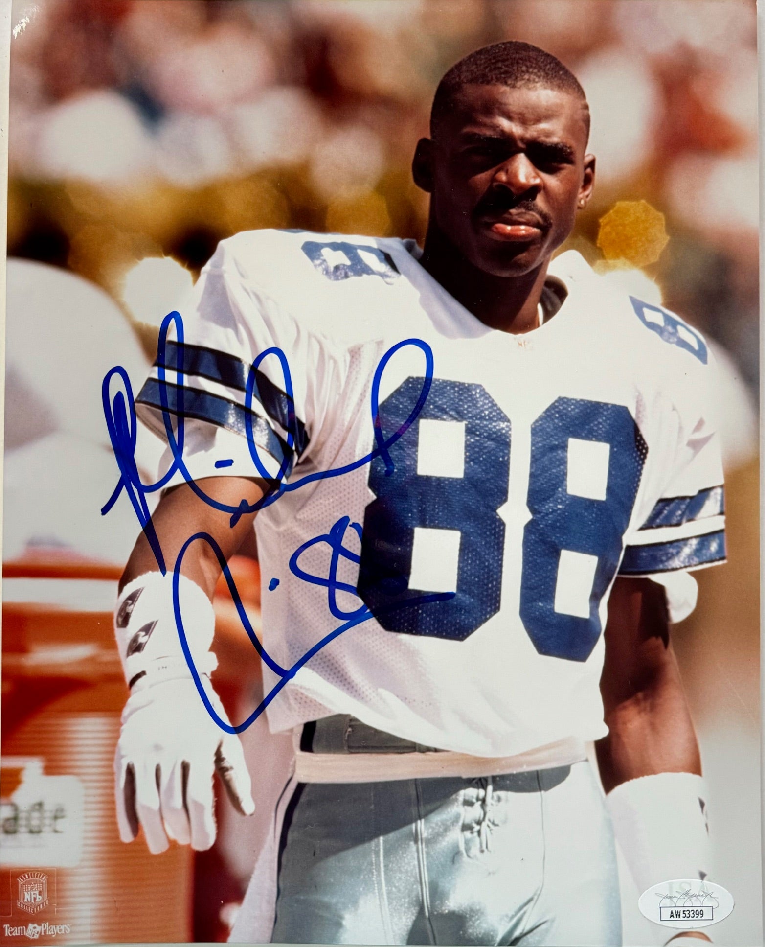 Michael Irvin Autographed 8x10 Cowboys Photo (JSA) | Hollywood Collectibles