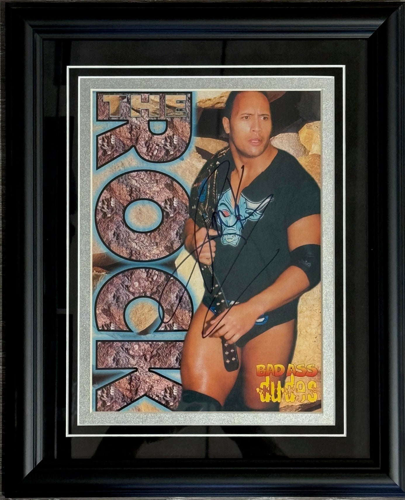 Dwayne "The Rock" Johnson Autographed Framed Magazine Page (JSA ...