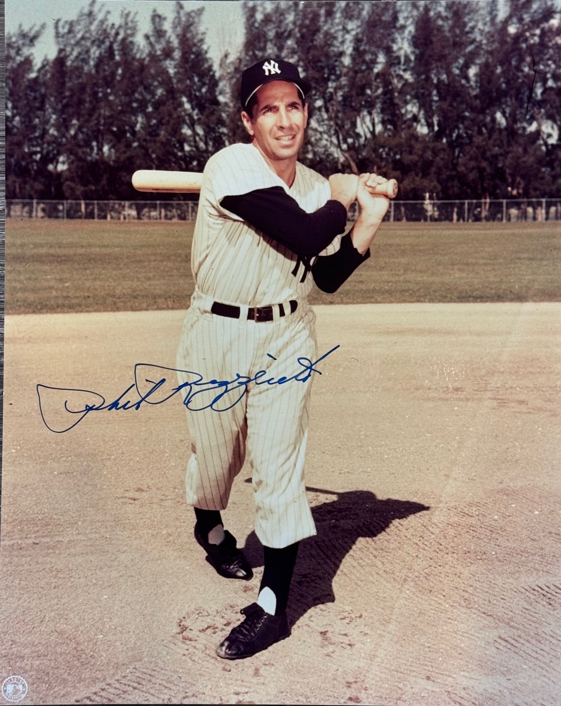 Phil Rizzuto Autographed 8x10 Baseball Photo | Hollywood Collectibles