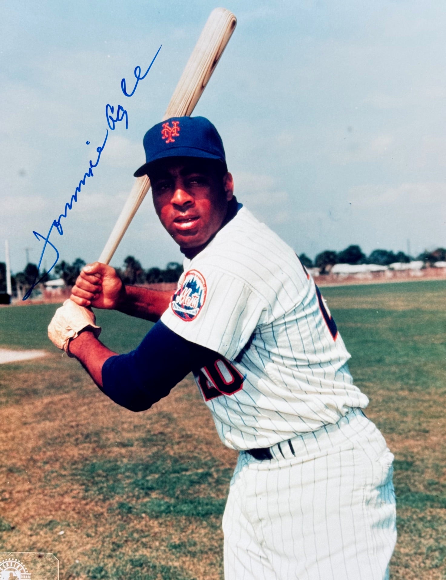 Tommie Agee Autographed 8x10 Baseball Photo | Hollywood Collectibles