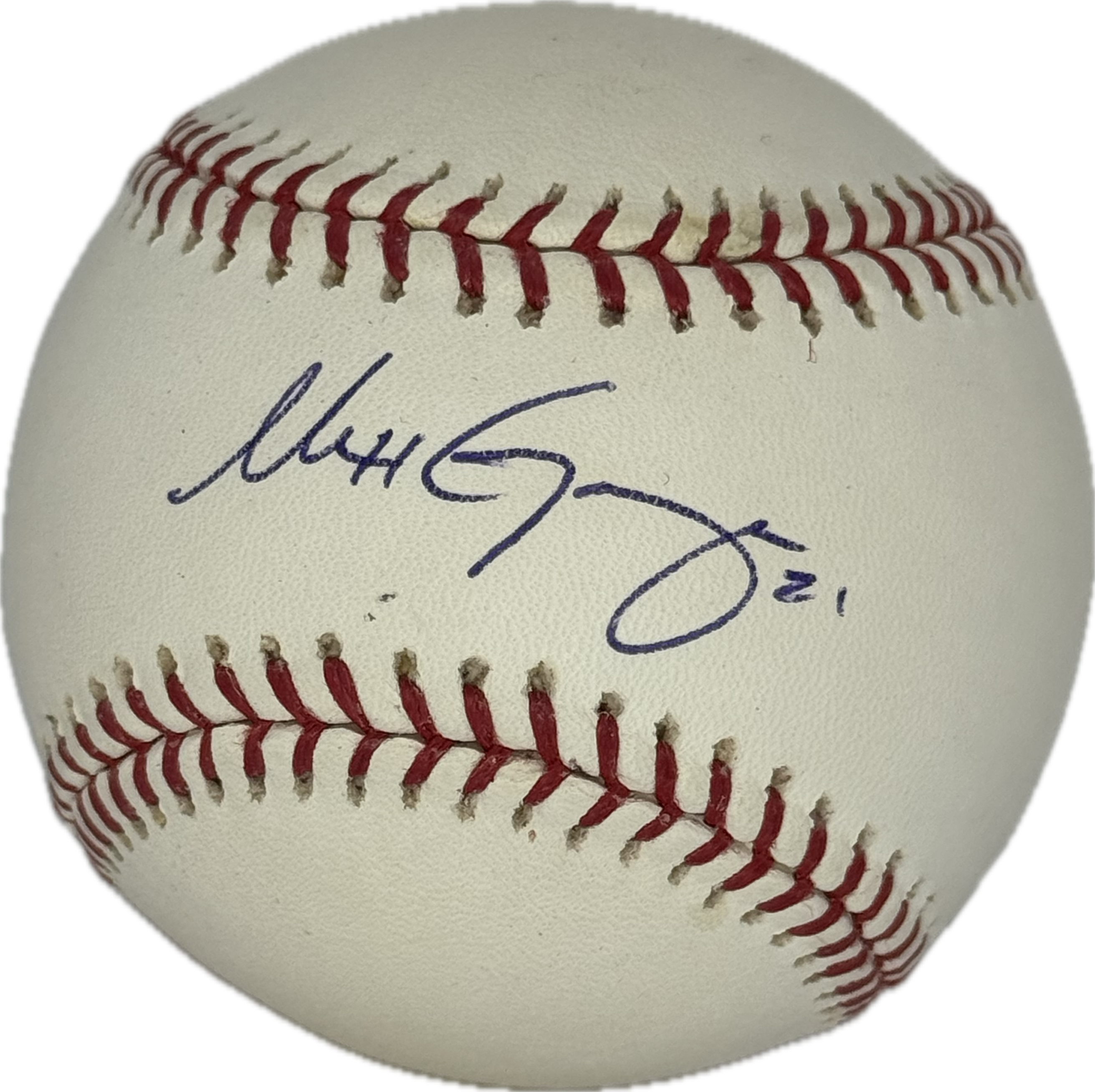 Matt Garza Autographed Official Major League Baseball | Hollywood ...