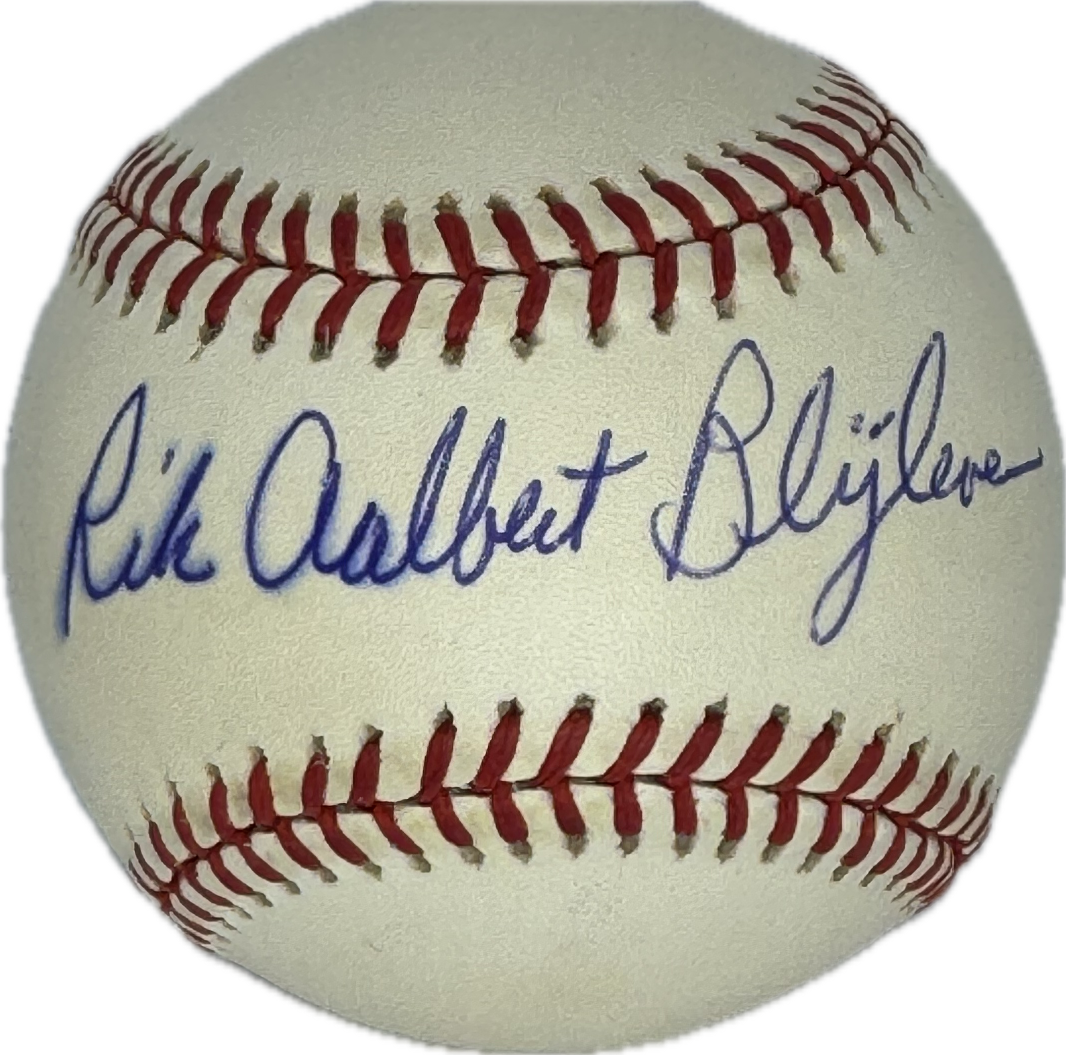 Bert Blyleven Autographed "Rik Aalbert Blyleven" Official American Lea ...