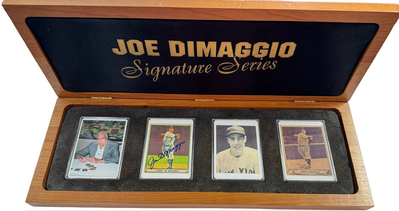 1996 Joe DiMaggio Signature Series Porcelain Baseball Card Collection ...