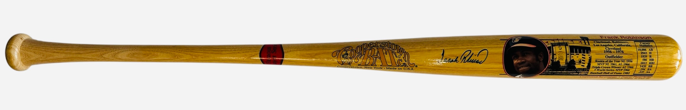 Frank Robinson Autographed Cooperstown Bat (BVG) (Copy) | Hollywood ...