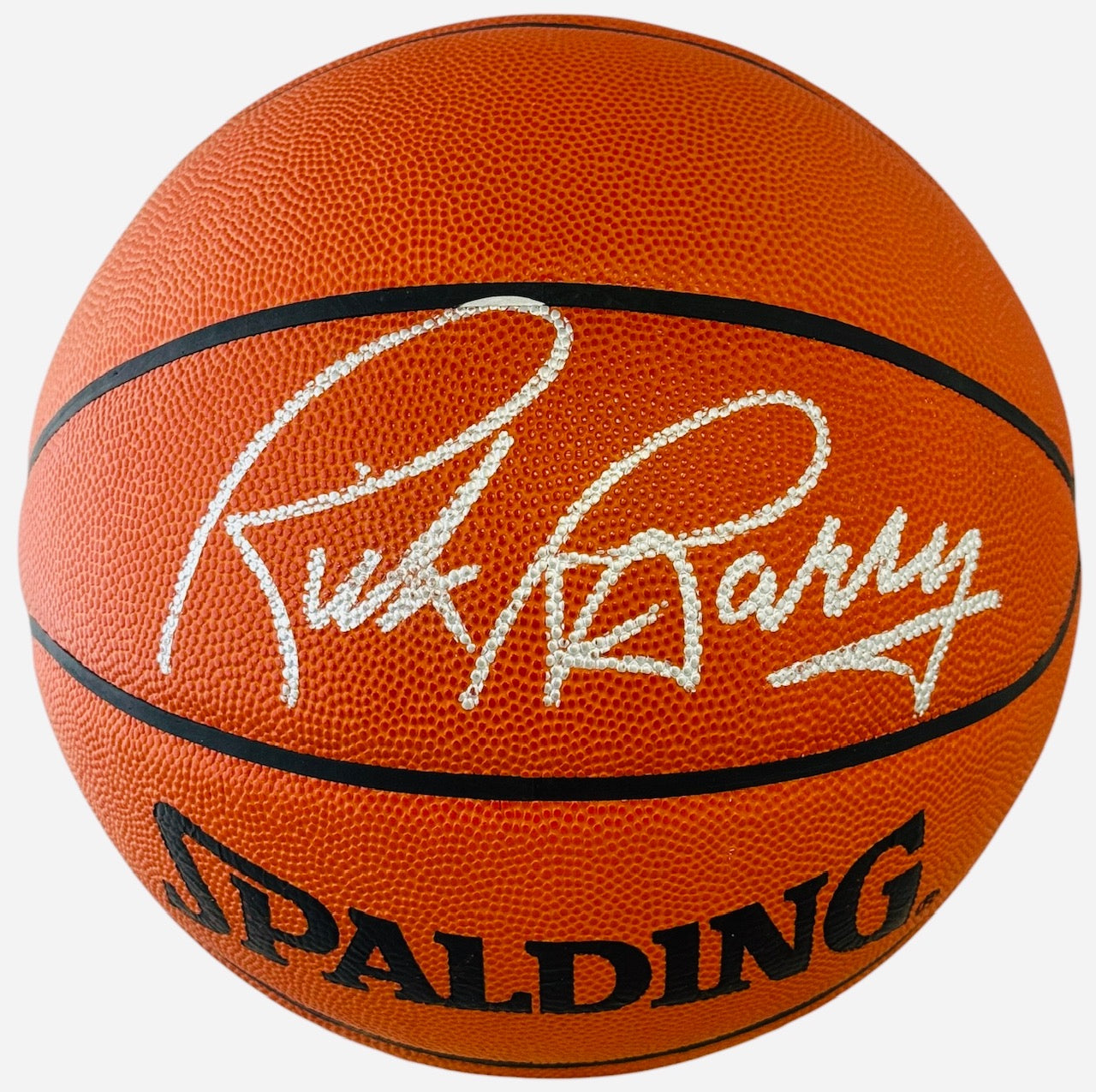 Rick Barry Autographed Spalding Leather Game Basketball | Hollywood ...