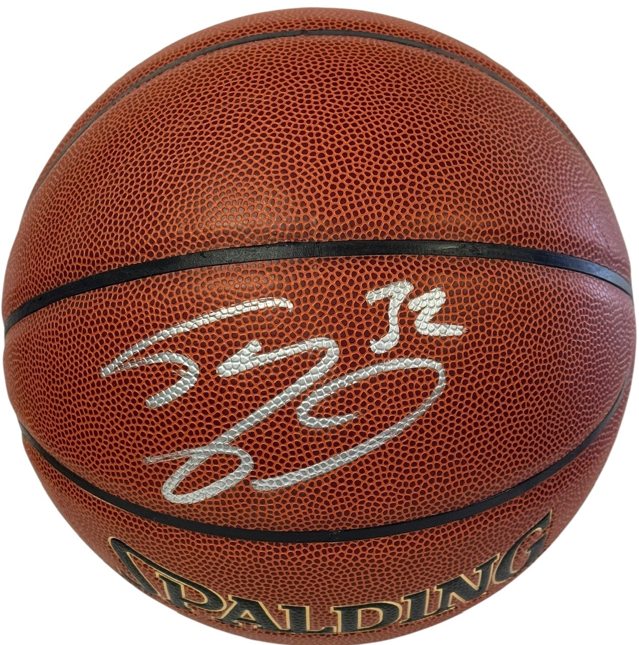 Shaquille O'Neal Autographed Spalding Indoor/Outdoor Basketball (Schwa ...