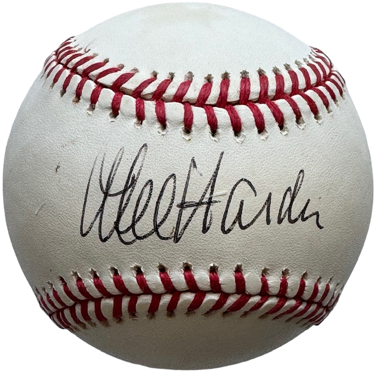 Mel Harder Autographed Official American League Baseball | Hollywood ...