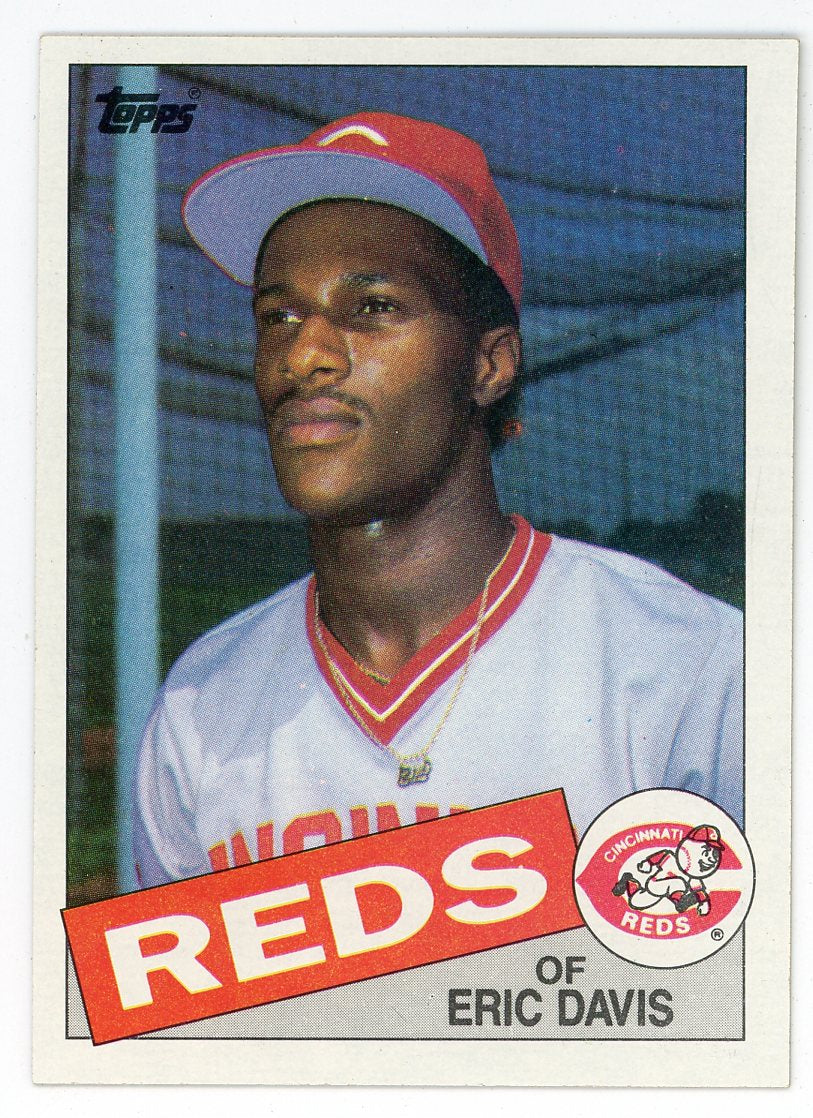 Eric Davis 1985 Topps #627 Unsigned Card | Hollywood Collectibles
