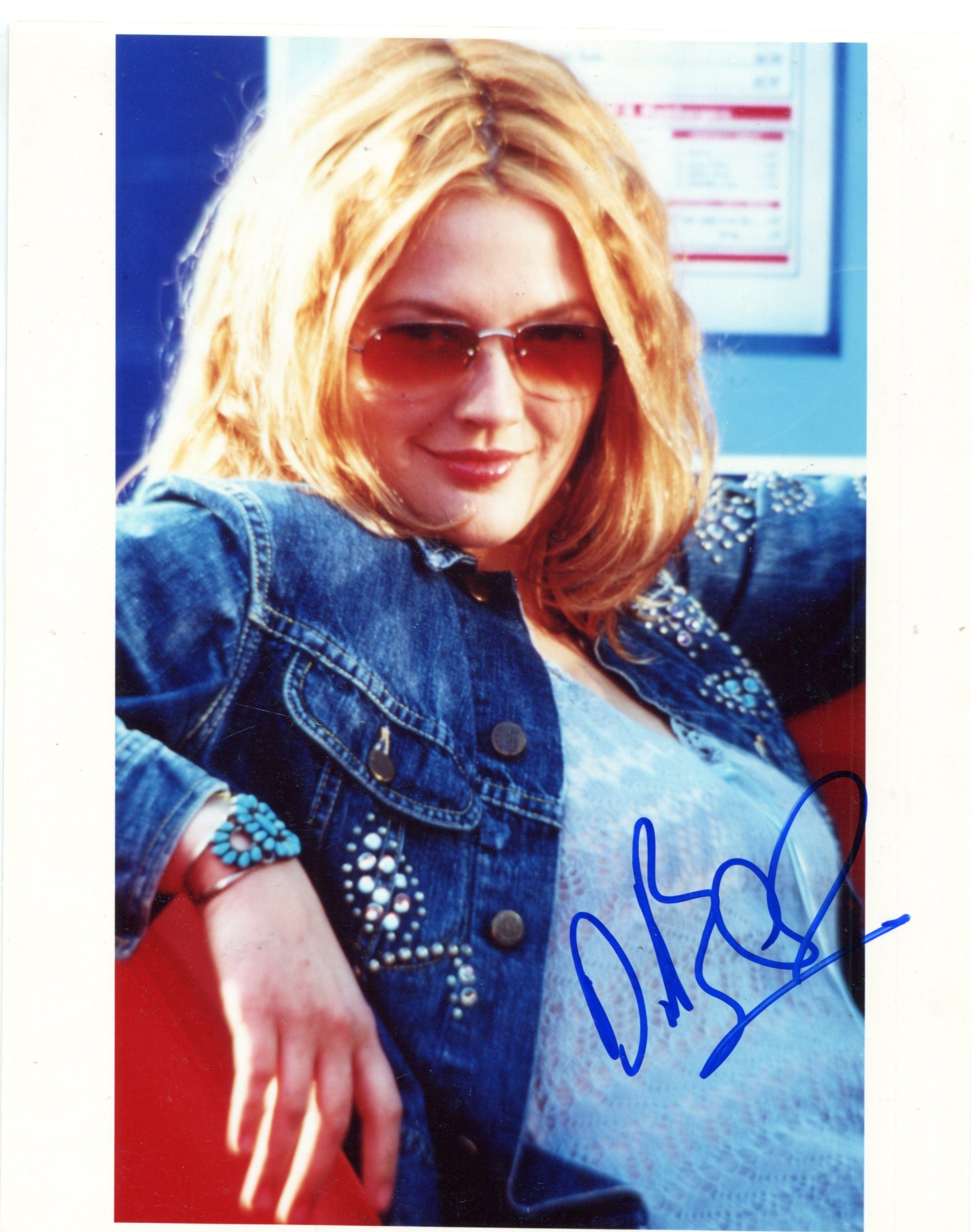 Drew Barrymore Autographed 8x10 Celebrity Photo | Hollywood Collectibles