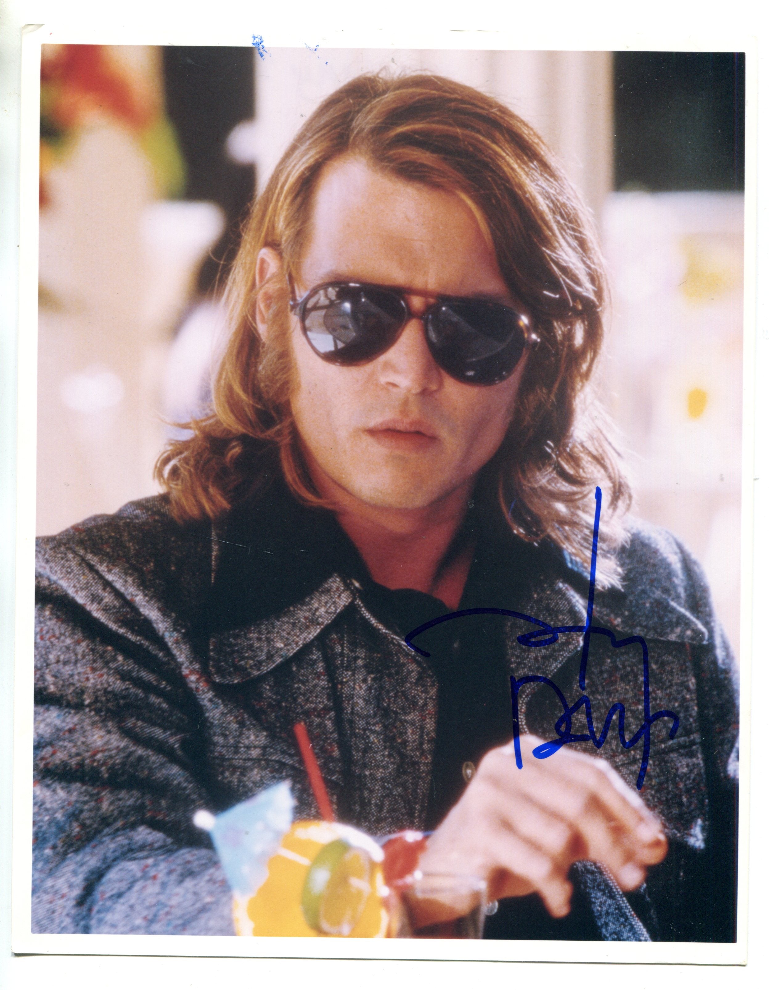 Johnny Depp Autographed 8x10 Celebrity Photo | Hollywood Collectibles