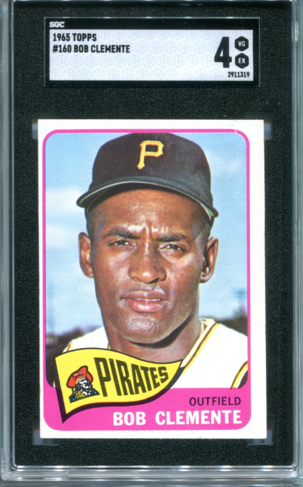 Bob Clemente 1965 Topps #160 SGC 4 Card | Hollywood Collectibles