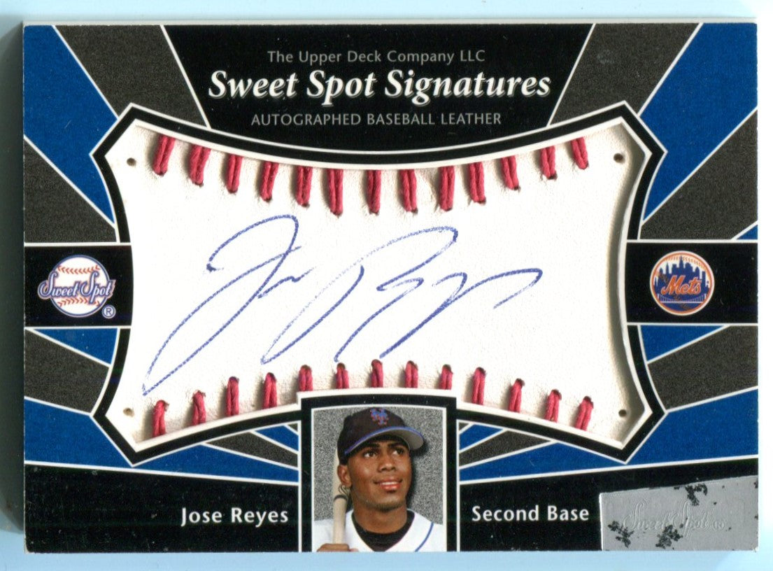 Jose Reyes 2004 Upper Deck Sweet Spot Signatures Card | Hollywood ...
