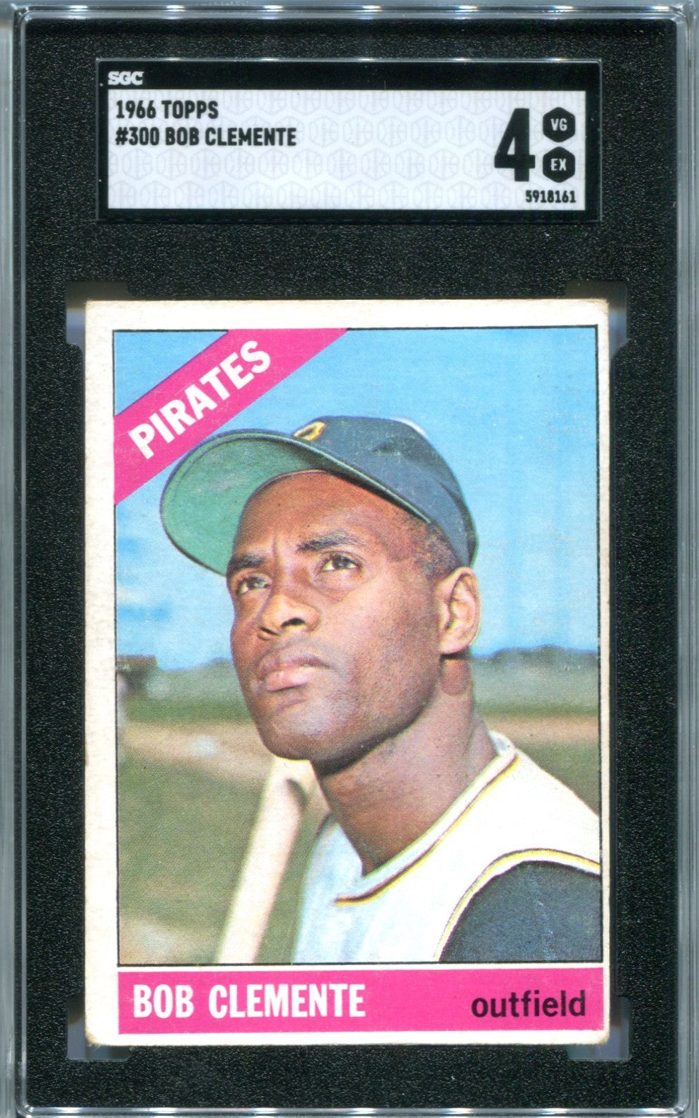 Bob Clemente 1966 Topps #300 SGC 4 Card | Hollywood Collectibles