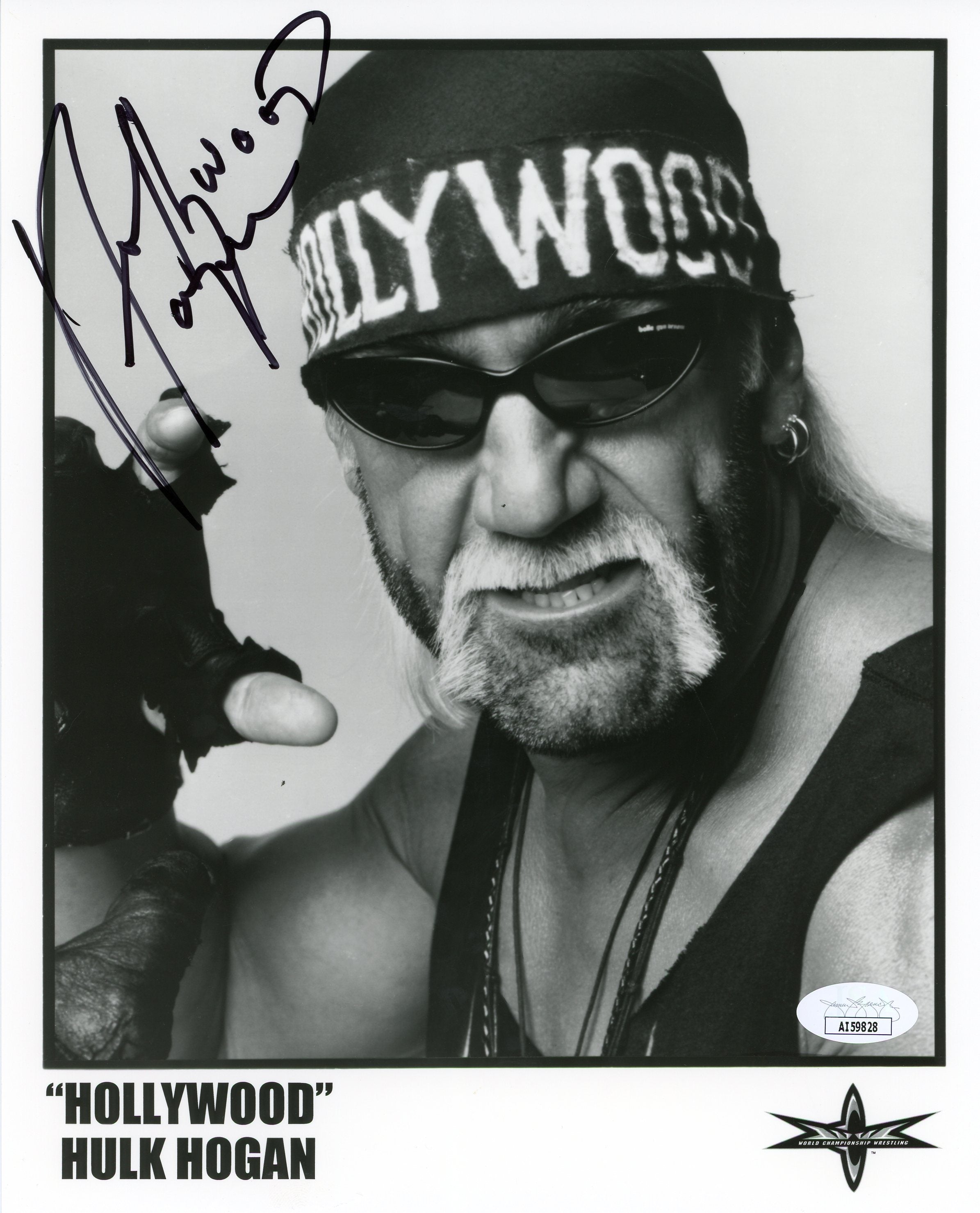 Hulk Hogan Autographed WCW Original Headshot 8x10 Photo (JSA ...