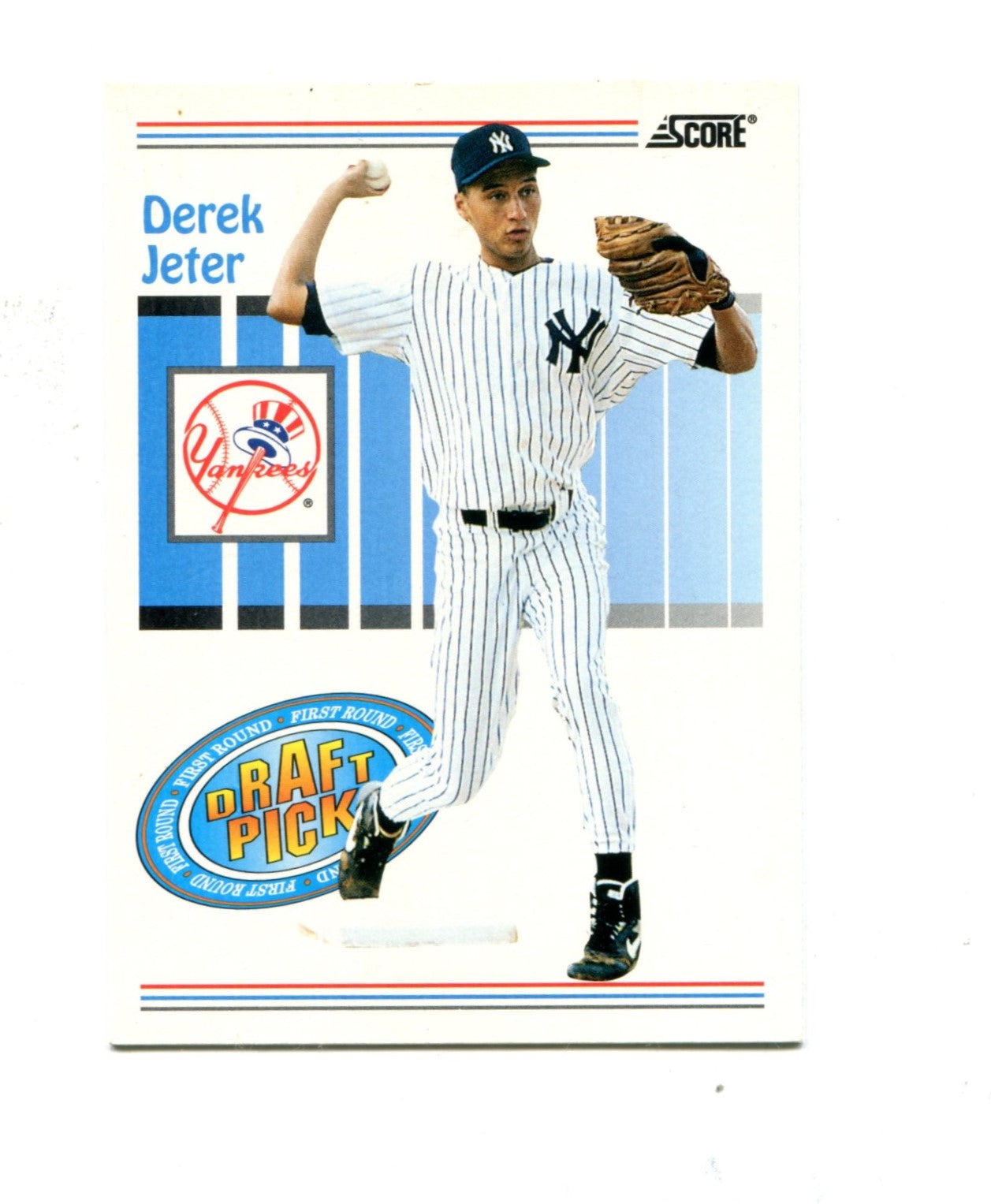 Derek Jeter 1993 Score Draft Pick #489 Card | Hollywood Collectibles