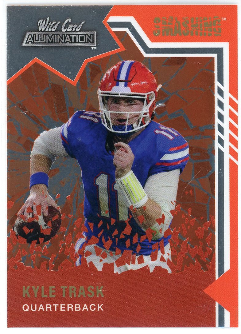 Kyle Trask 2021 Wild Card Alumination Smashing Rookie Card #SM-5 ...