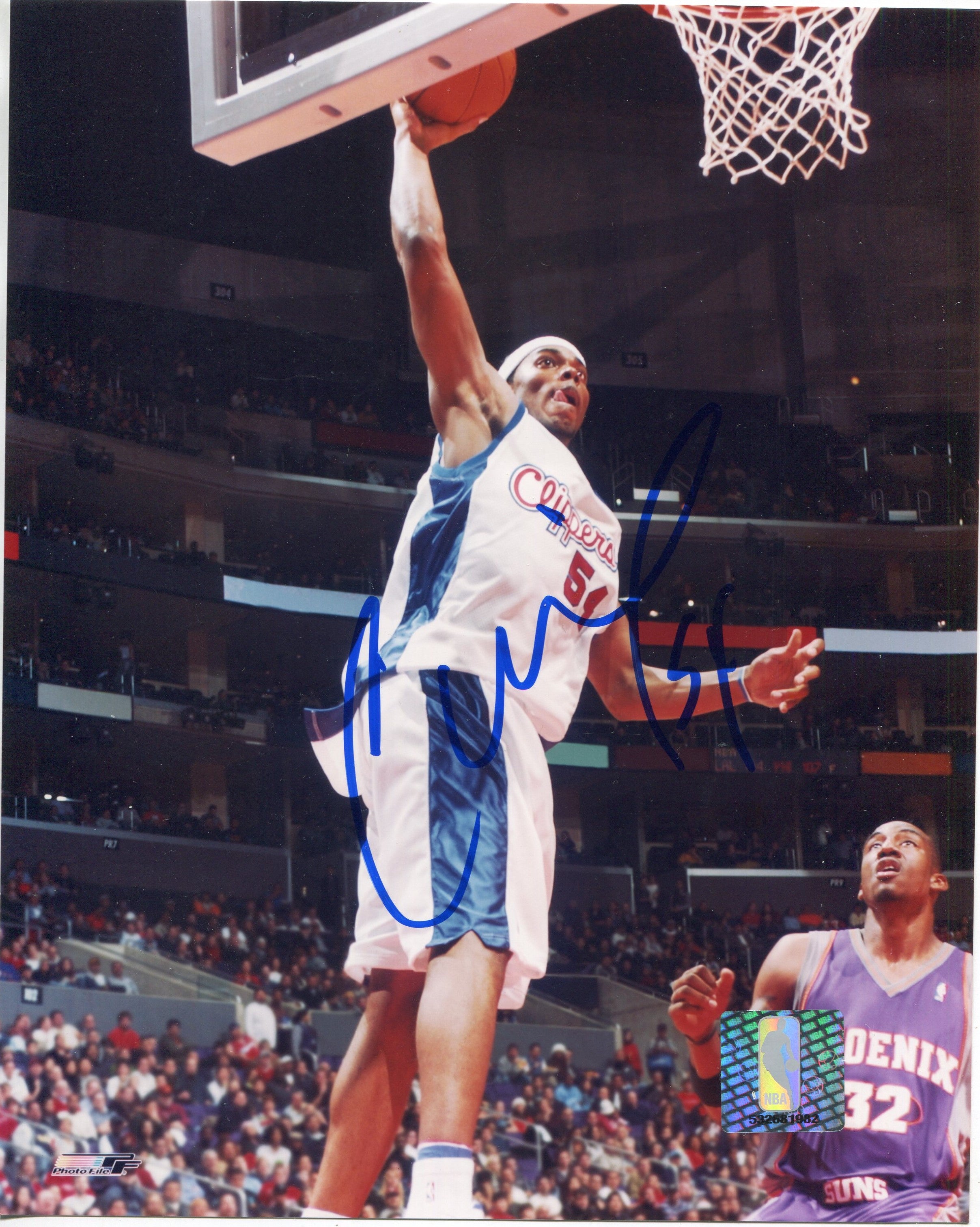 Chris Wilcox Autographed 8x10 Basketball Photo | Hollywood Collectibles