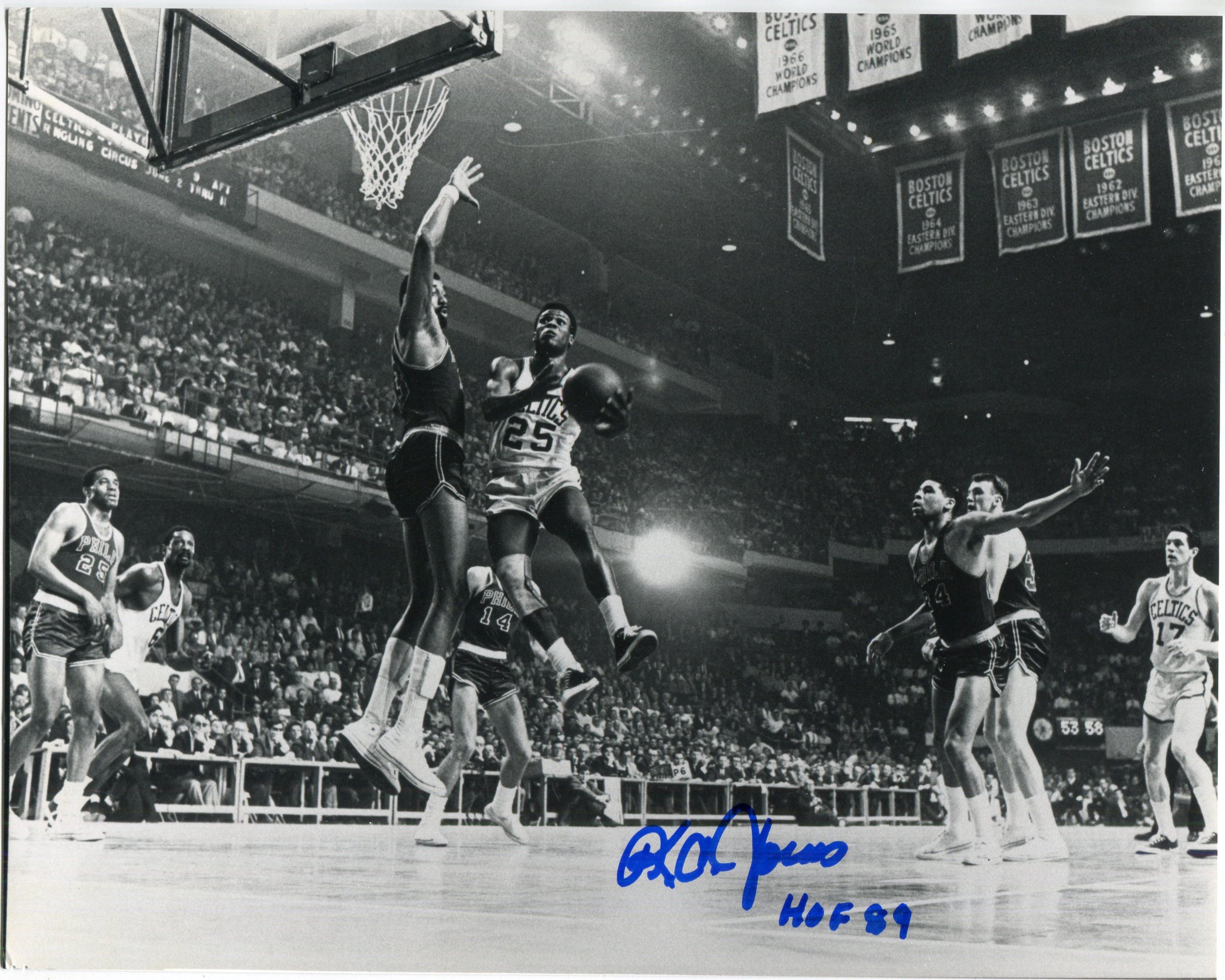 KC Jones Autographed 8x10 Basketball Photo | Hollywood Collectibles