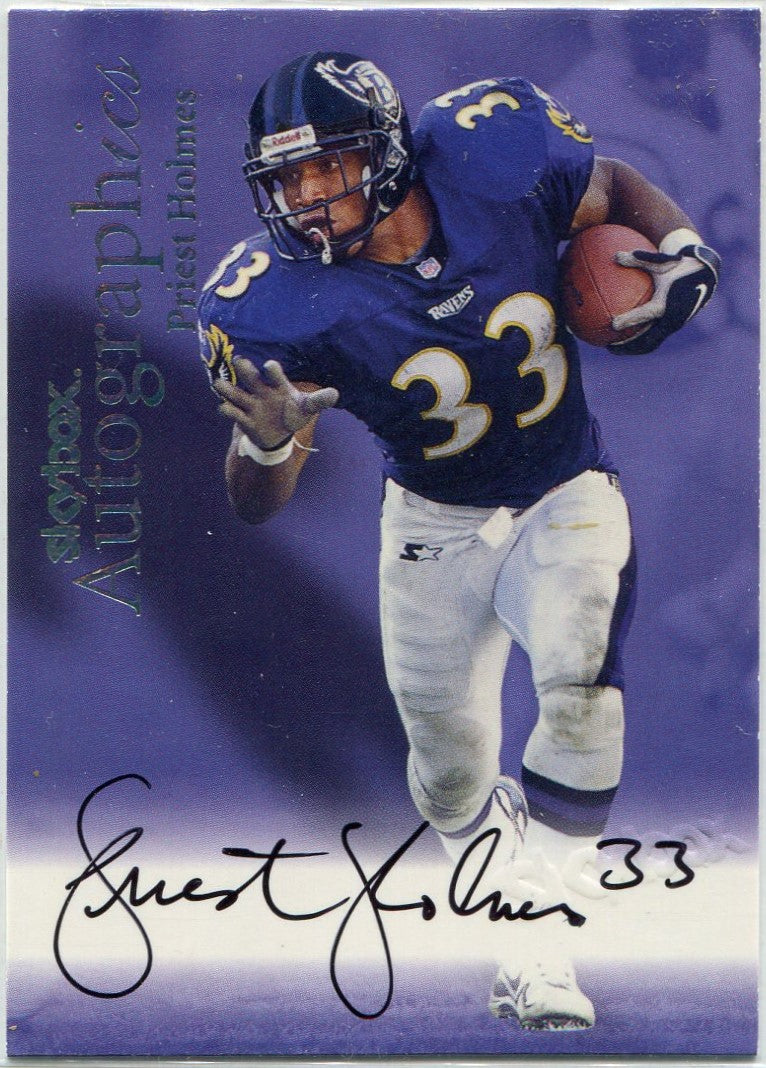 Priest Holmes 1999 Skybox Autographics Autographed Card | Hollywood ...