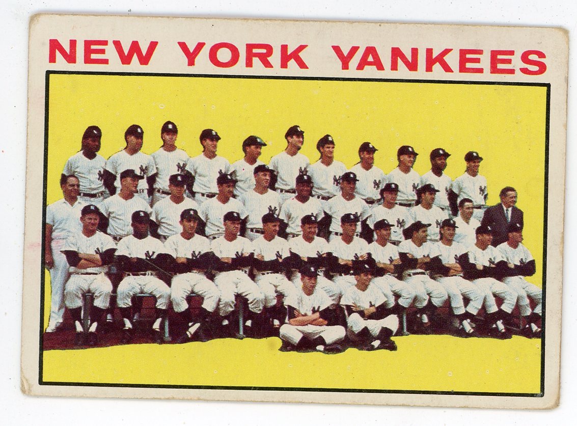 New York Yankees 1964 Team Card #433 | Hollywood Collectibles