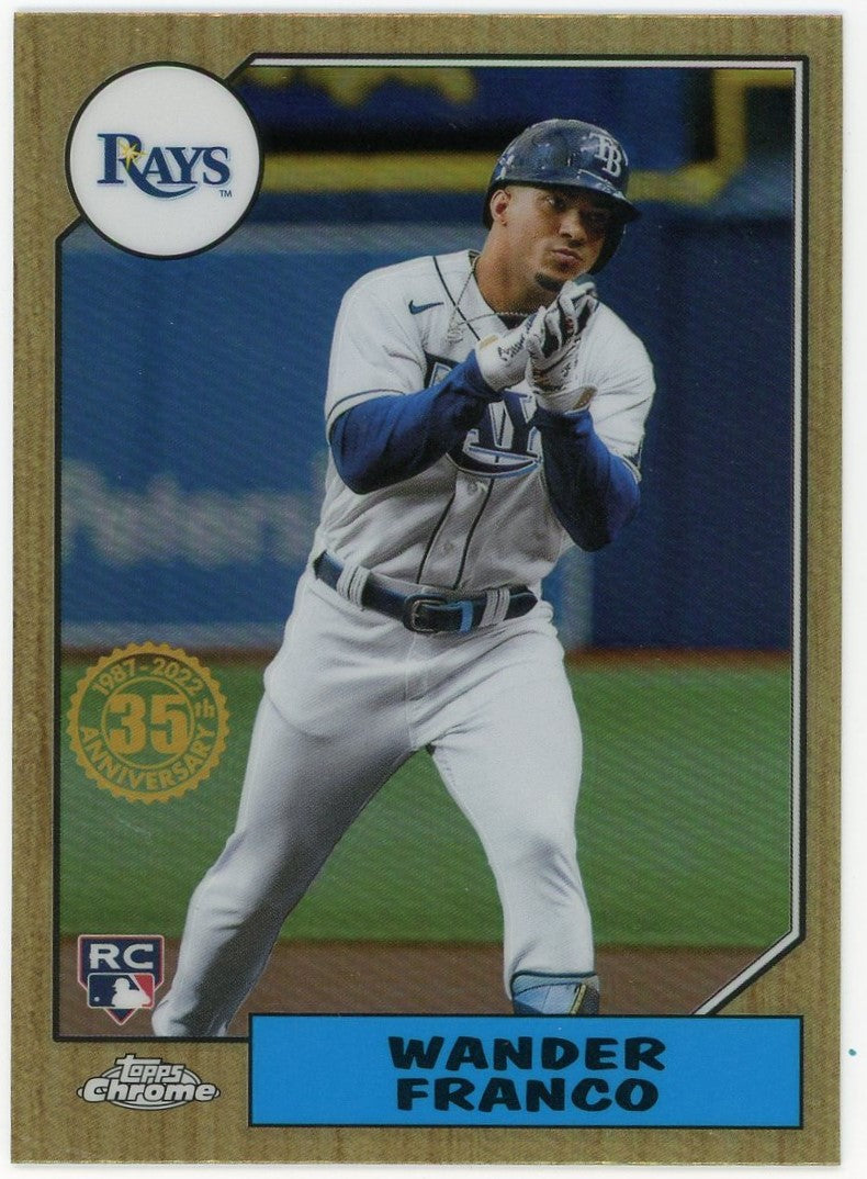 Wander Franco 2022 Topps Gold 35th Anniversary #87BC-13 Card ...