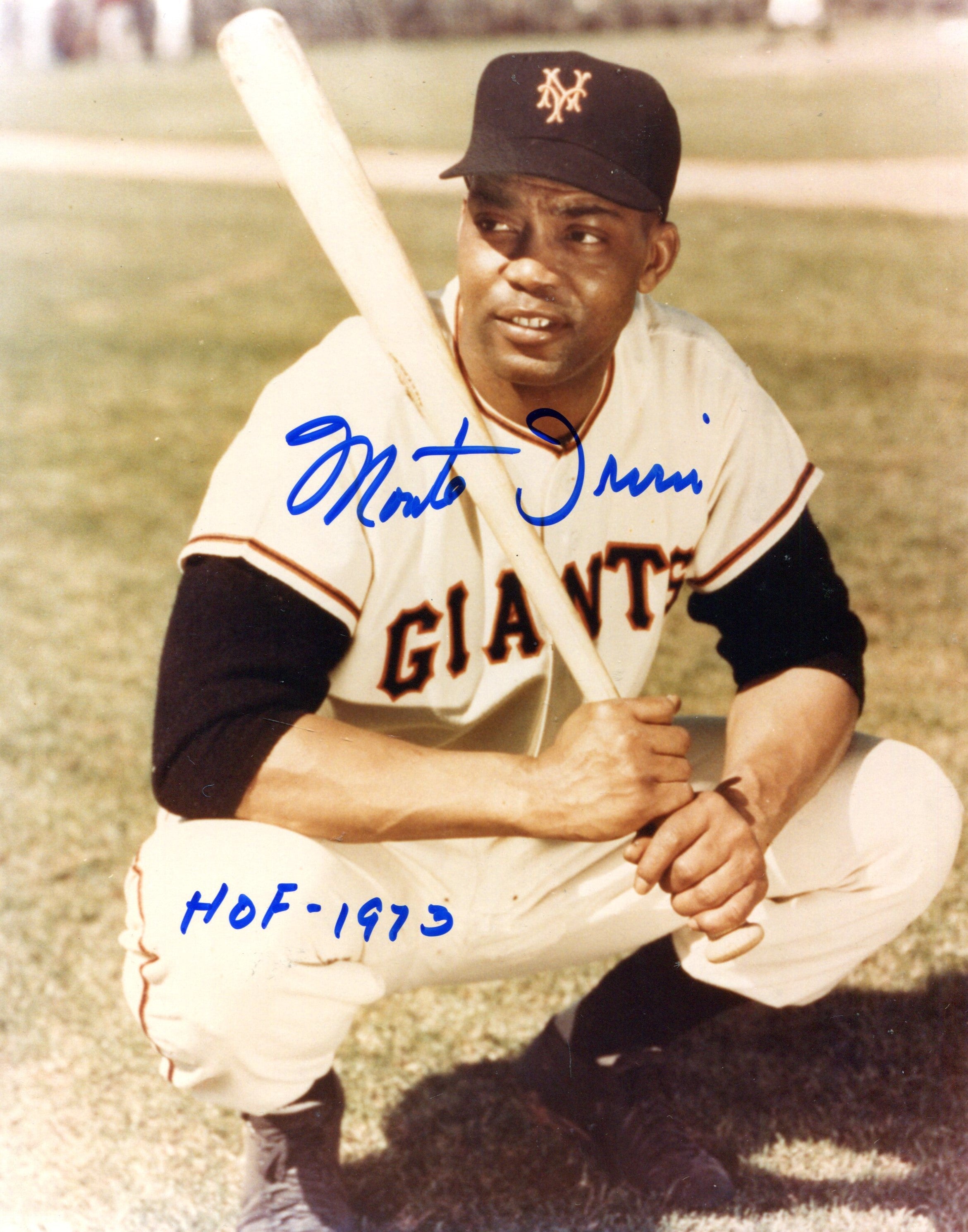 Monte Irvin Autographed 8x10 Photo "HOF 1973" | Hollywood Collectibles
