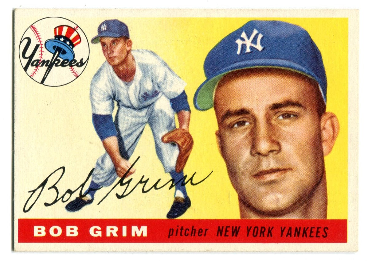Bob Grim 1955 Topps #80 Card | Hollywood Collectibles
