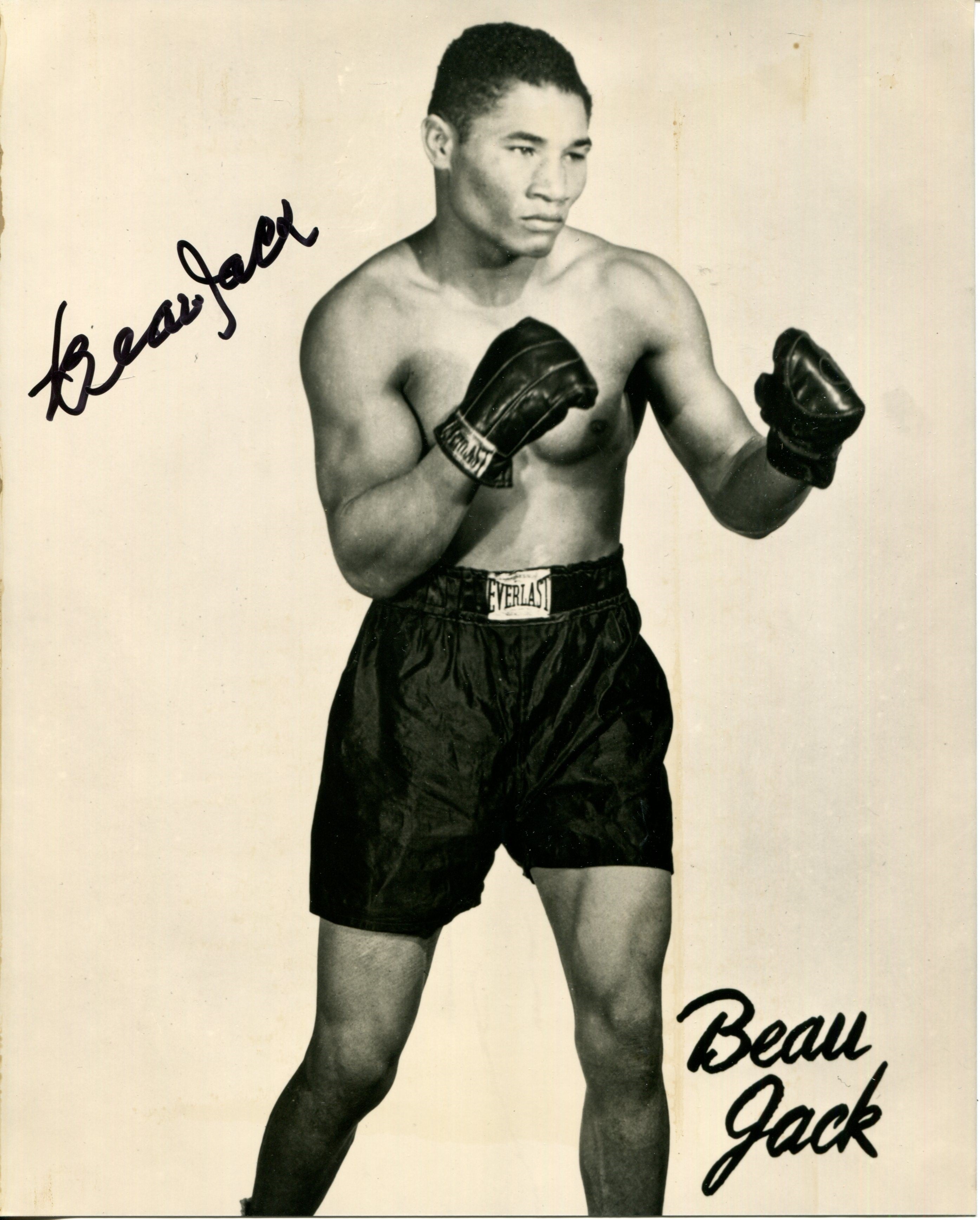 Beau Jack Autographed 8x10 Photo | Hollywood Collectibles