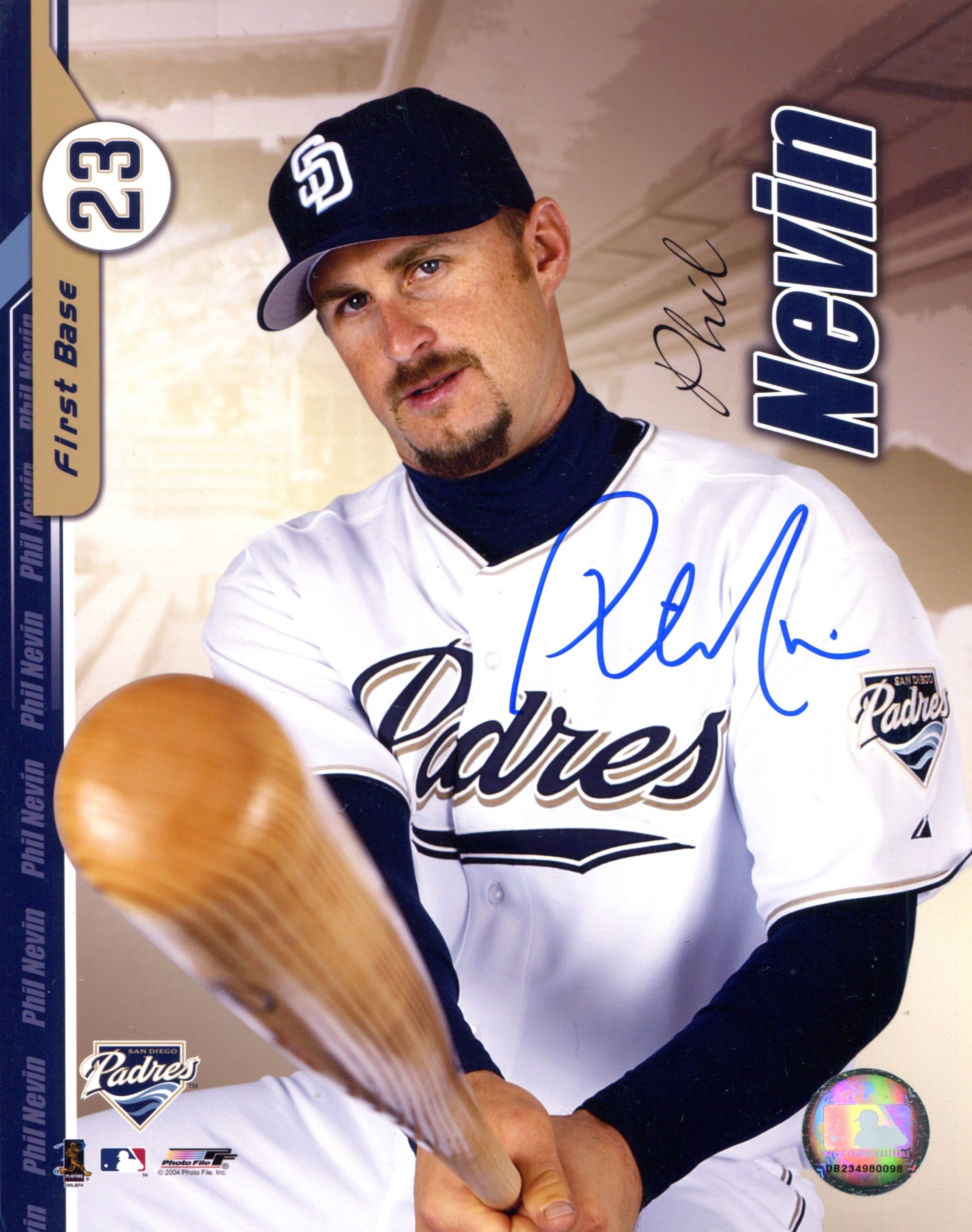 Phil Nevin Signed 8x10 Photo | Hollywood Collectibles