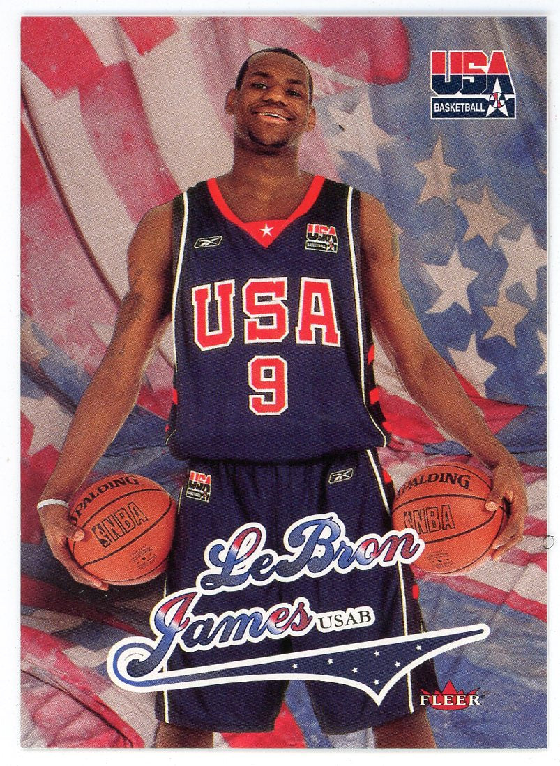 Lebron James 2004 Fleer USAB | Hollywood Collectibles