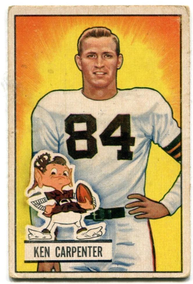 Ken Carpenter 1951 Bowman Football #39 Card | Hollywood Collectibles