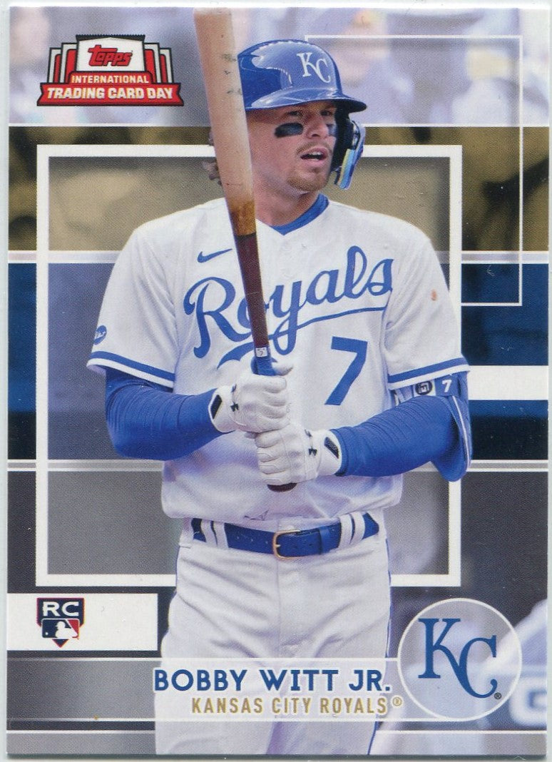 Bobby Witt Jr. 2022 Topps International Trading Card Day RC #NTCD-13 ...
