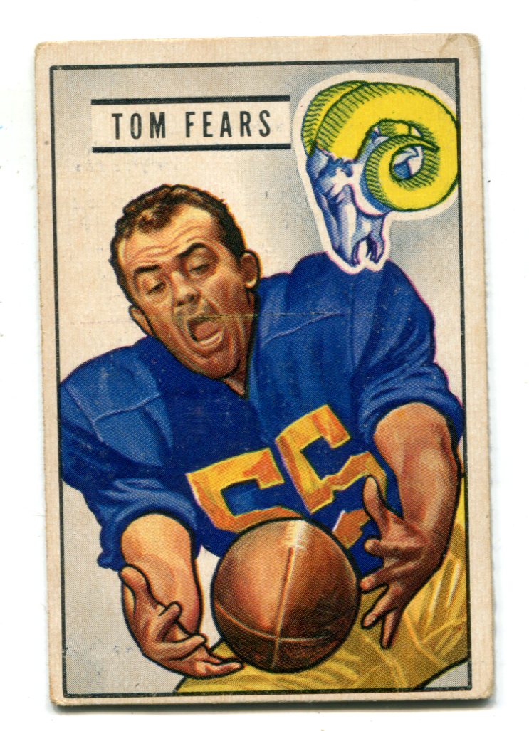 Tom Fears 1951 Bowman #6 Card | Hollywood Collectibles