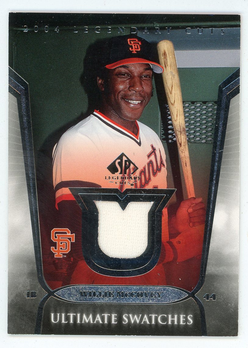 Willie McCovey 2004 Upper Deck Ultimate Swatches Patch Relic #US-WM ...