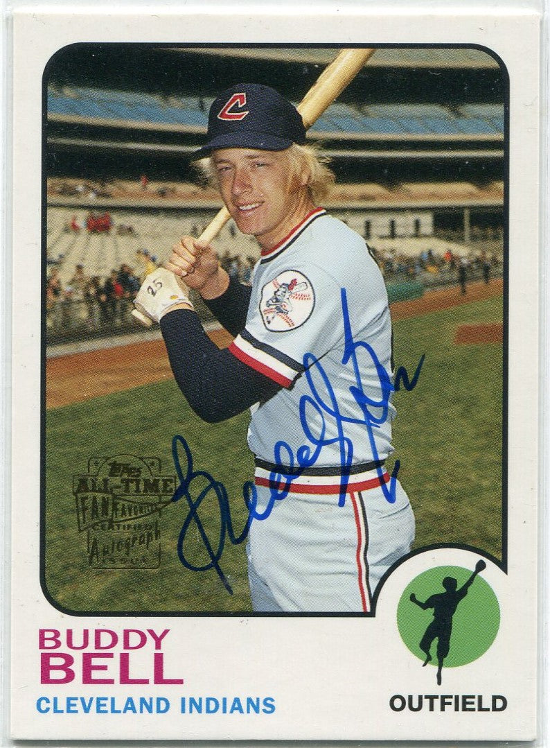 Buddy Bell Autographed 2004 Topps All Time Fan Favorites Card FFA-BBE ...