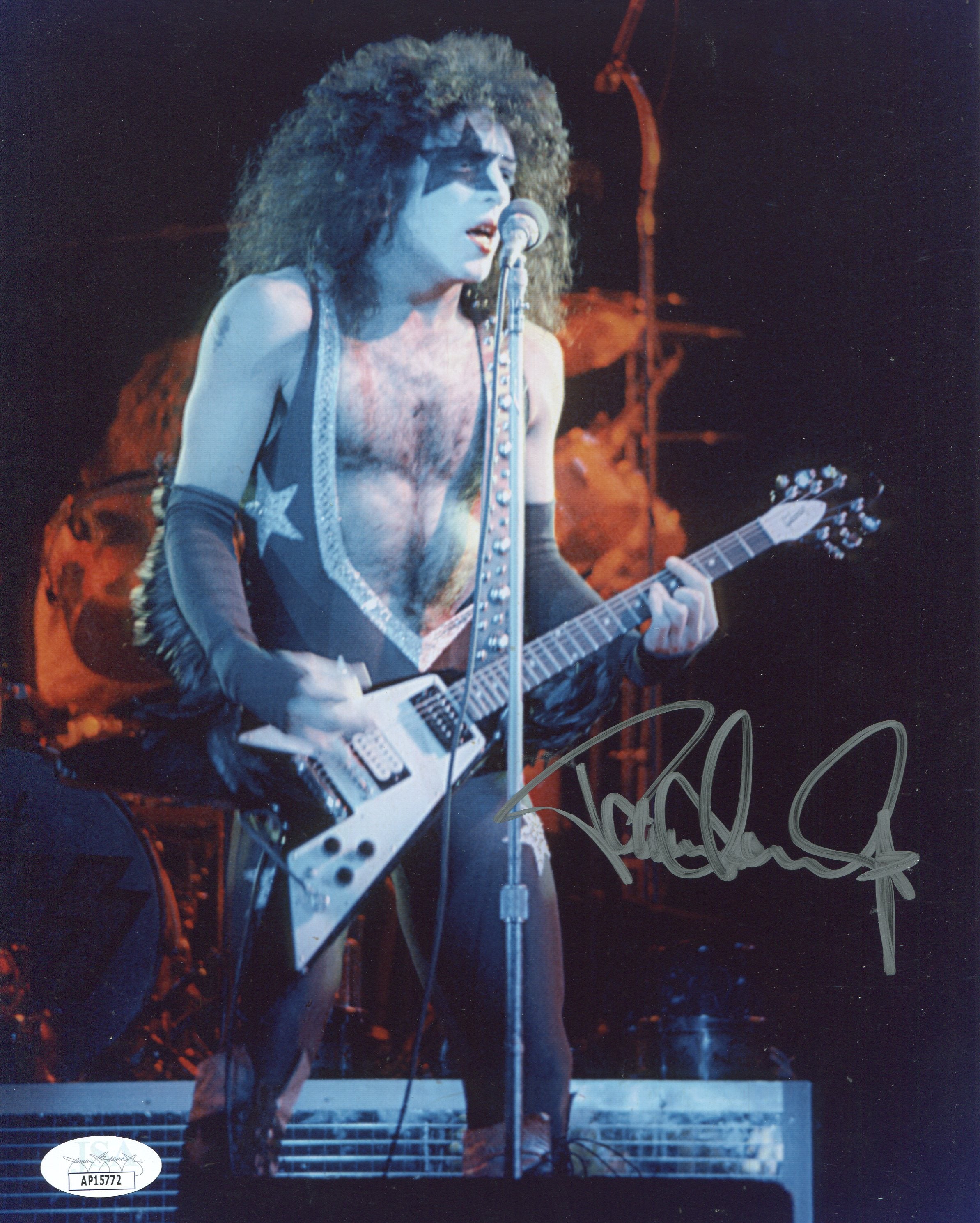 Paul Stanley Autographed KISS Celebrity 8x10 Photo (JSA) | Hollywood ...