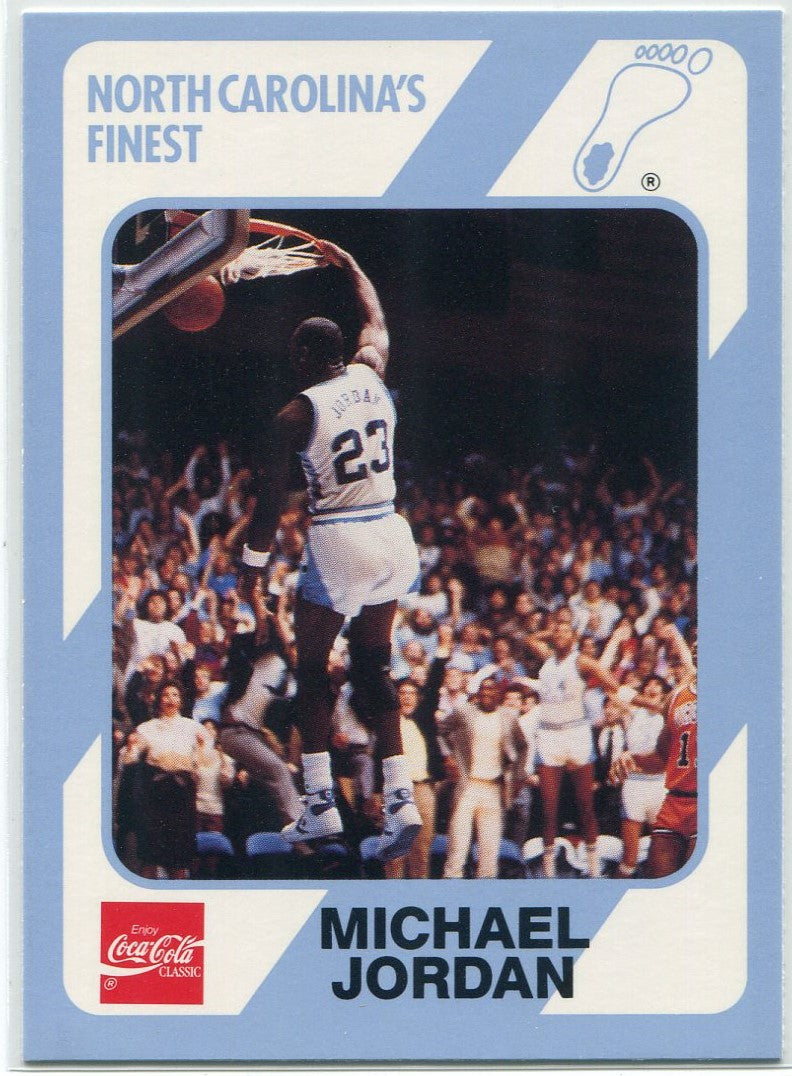 Michael Jordan 1989 Collegiate Collection Coca Cola Card #16 ...